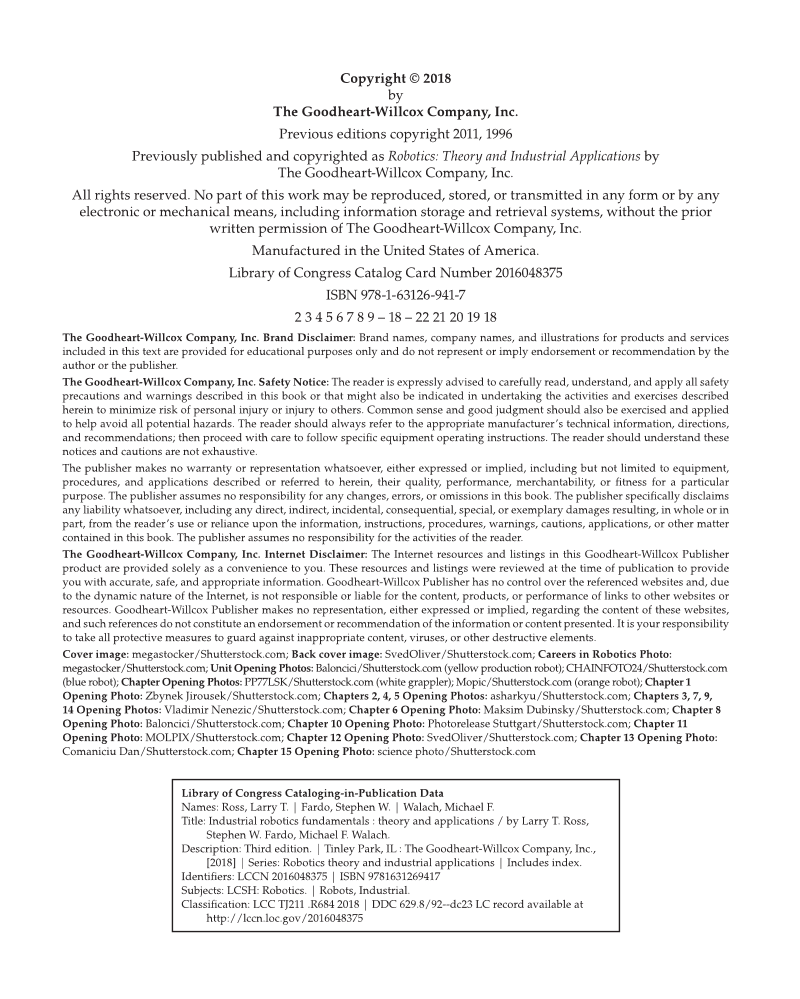 Industrial Robotics Fundamentals: Theory and Applications, 3rd Edition ...