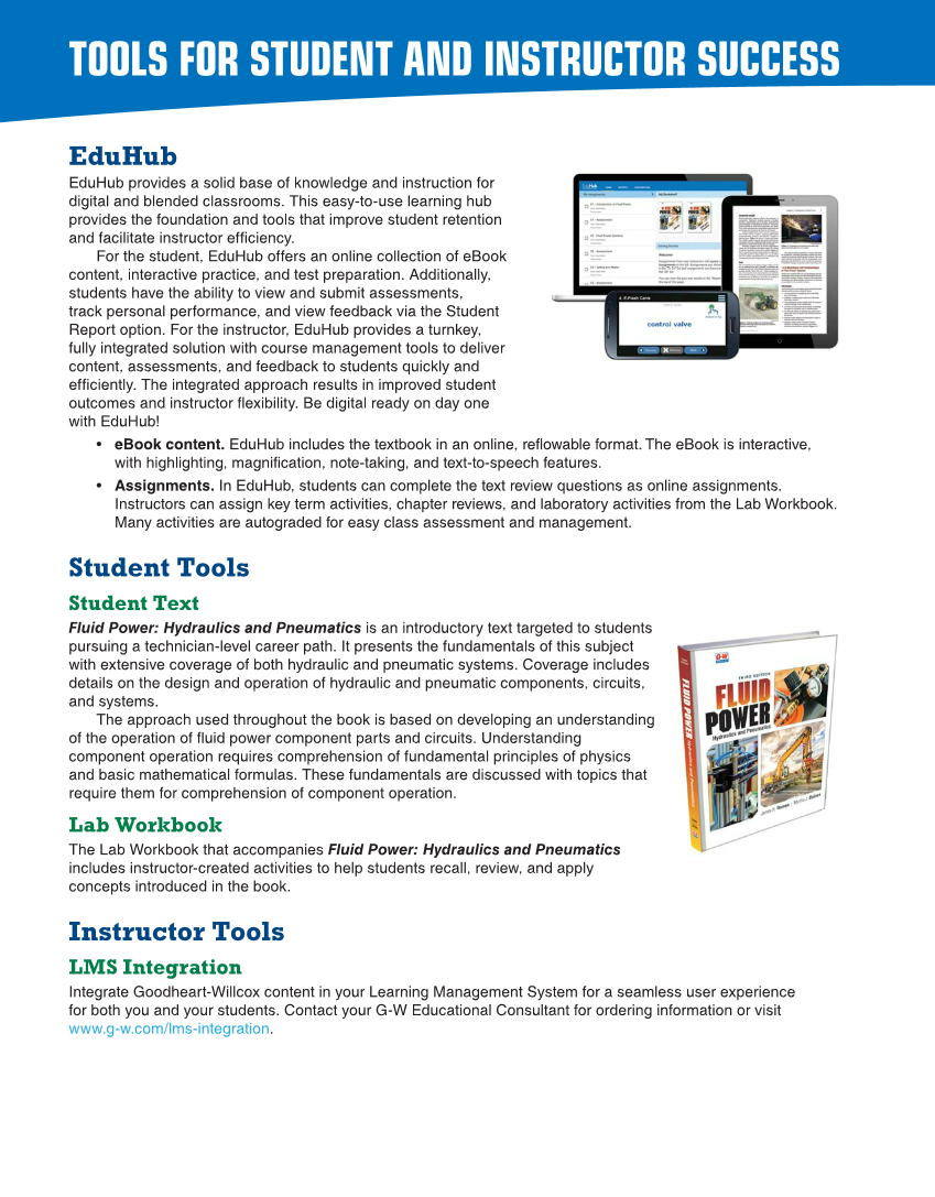 Fluid Power: Hydraulics and Pneumatics, 3rd Edition page M6