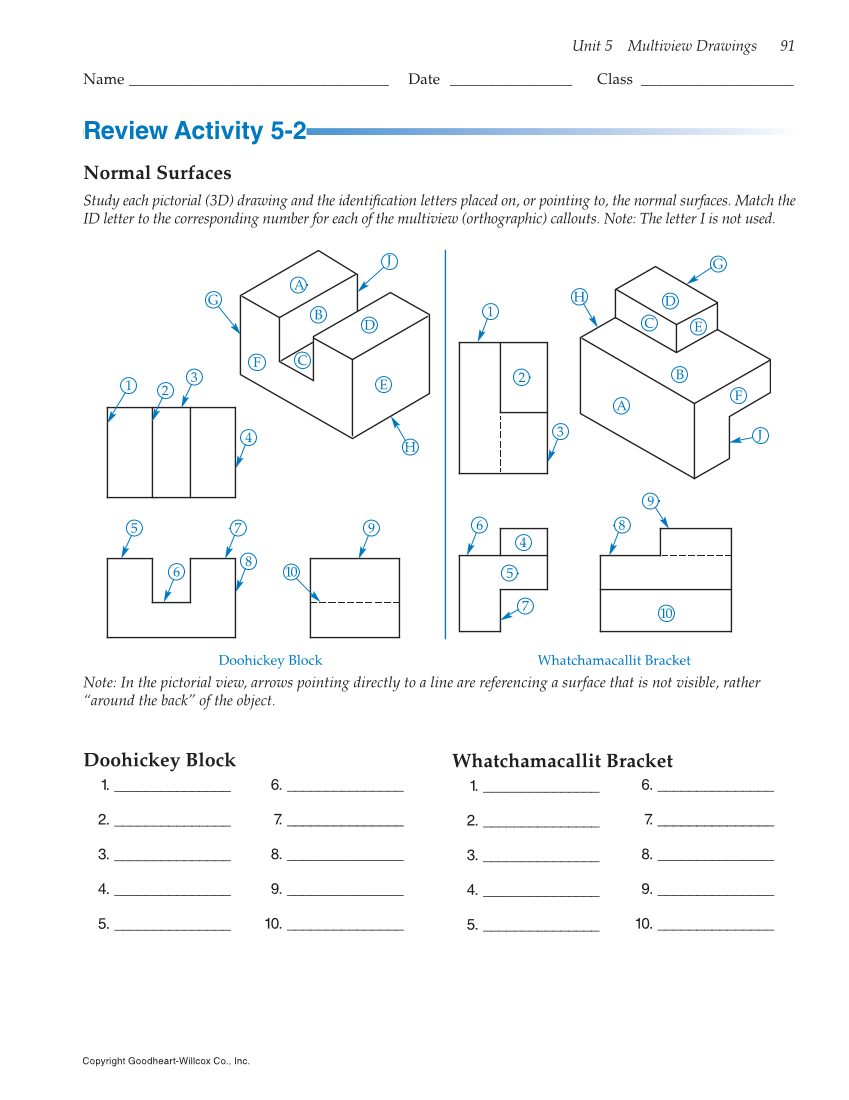 Print Reading for Industry, 10th Edition page 91