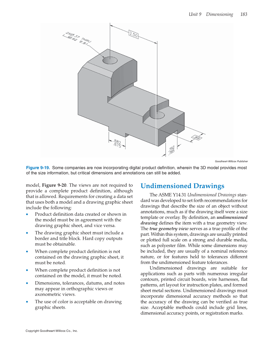 Print Reading for Industry, 10th Edition page 183