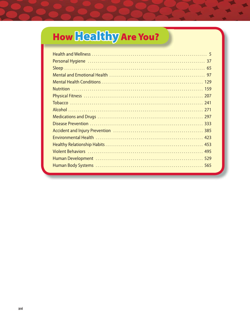 Essential Health Skills For Middle School 1st Edition Page Xvi Essential Health Skills For Middle School 1st Edition Page Xvi