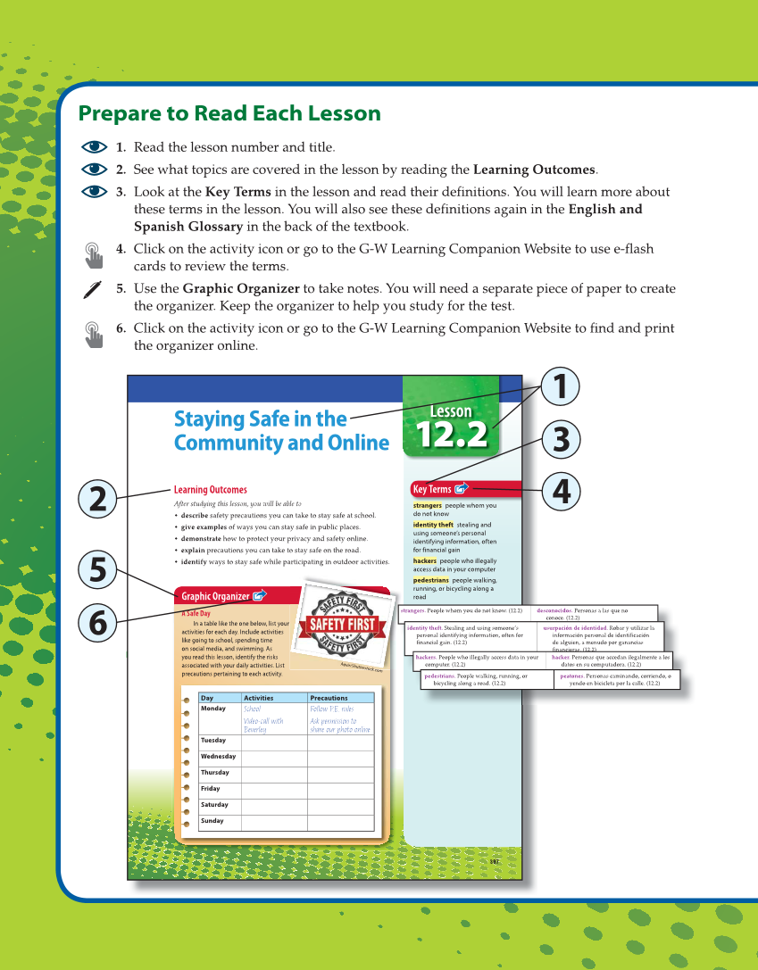 Essential Health Skills for Middle School, 1st Edition page W4