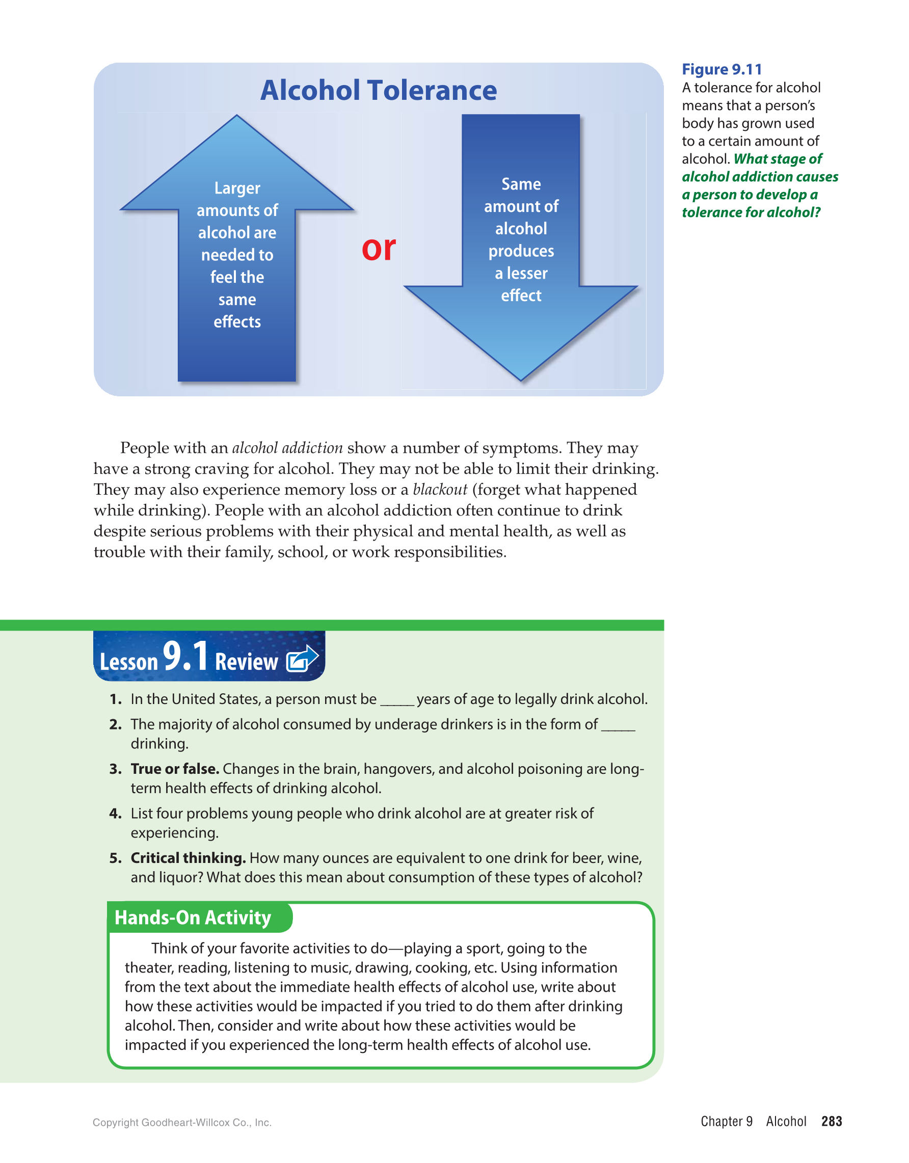 Essential Health Skills for Middle School, 1st Edition page 283