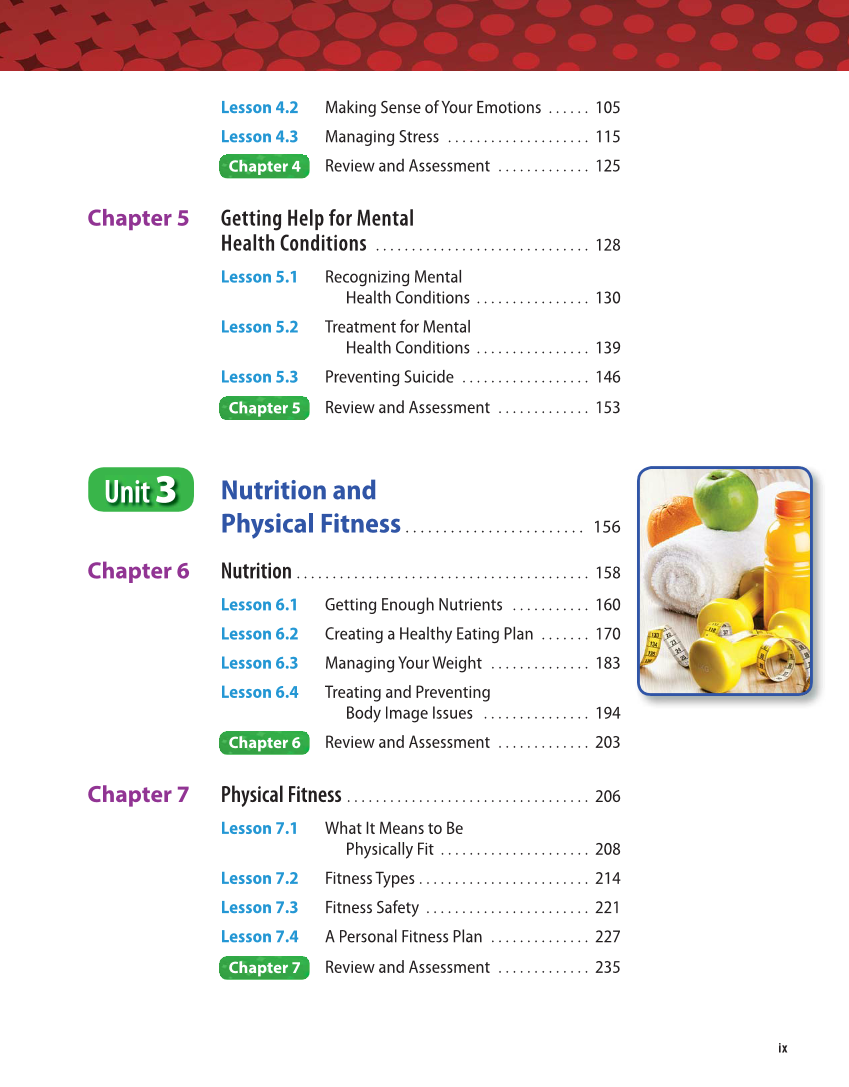 Essential Health Skills for Middle School, 1st Edition page ix