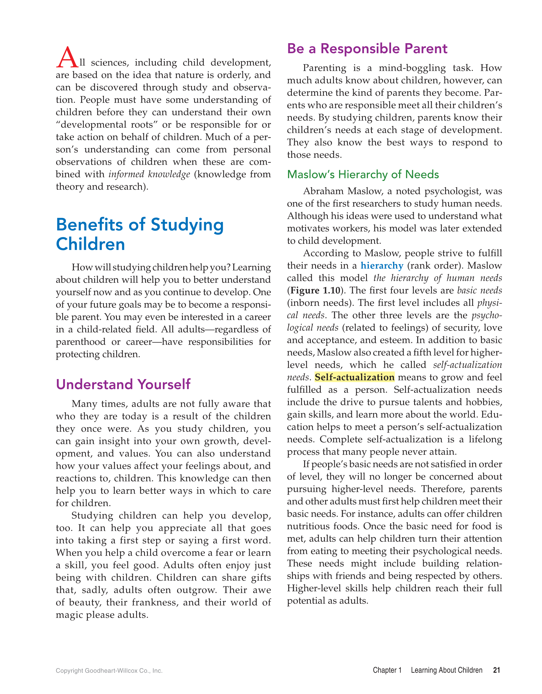 Child Development: Early Stages Through Age 12, 9th Edition page 21