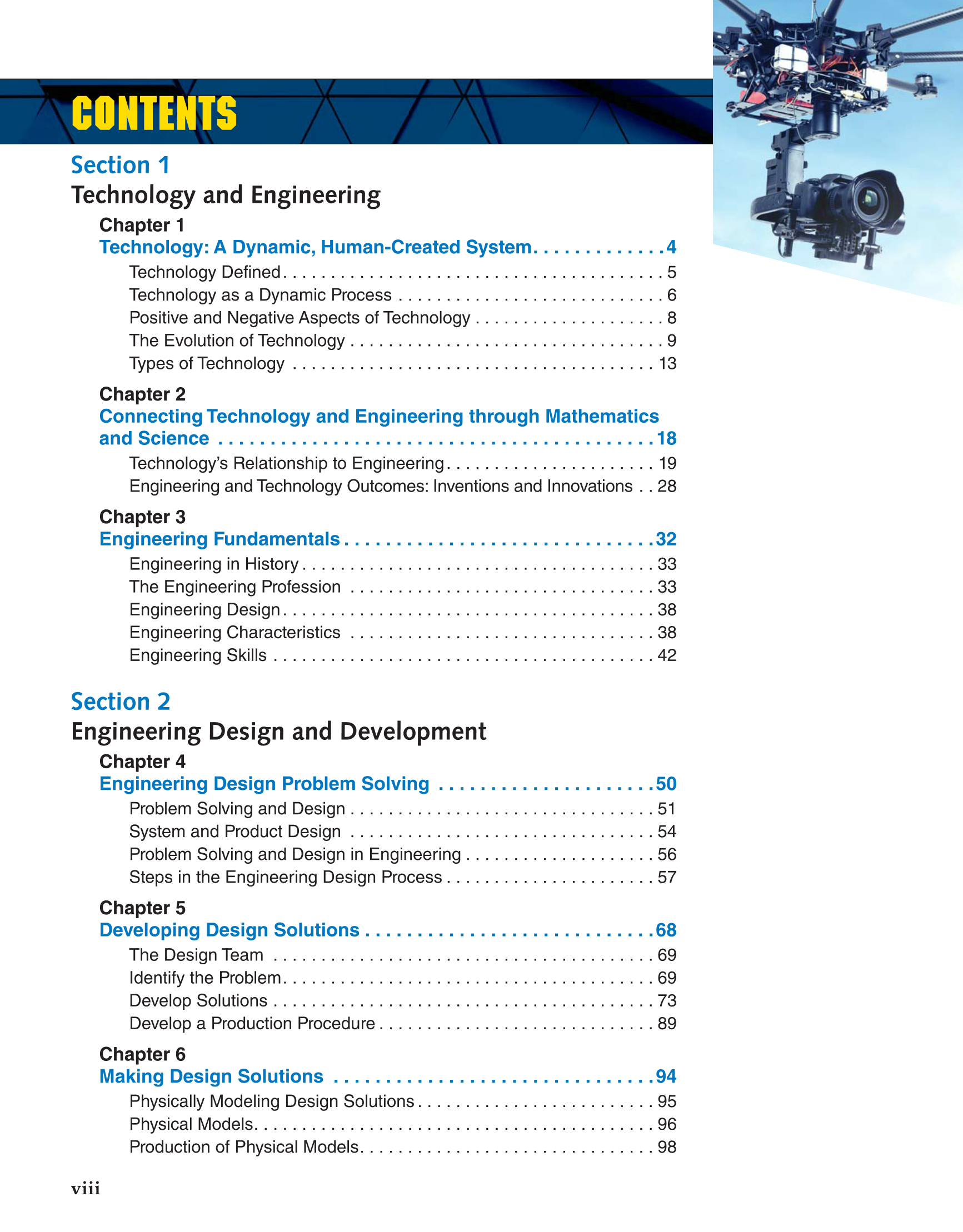 Foundations of Engineering & Technology, 7th Edition page viii