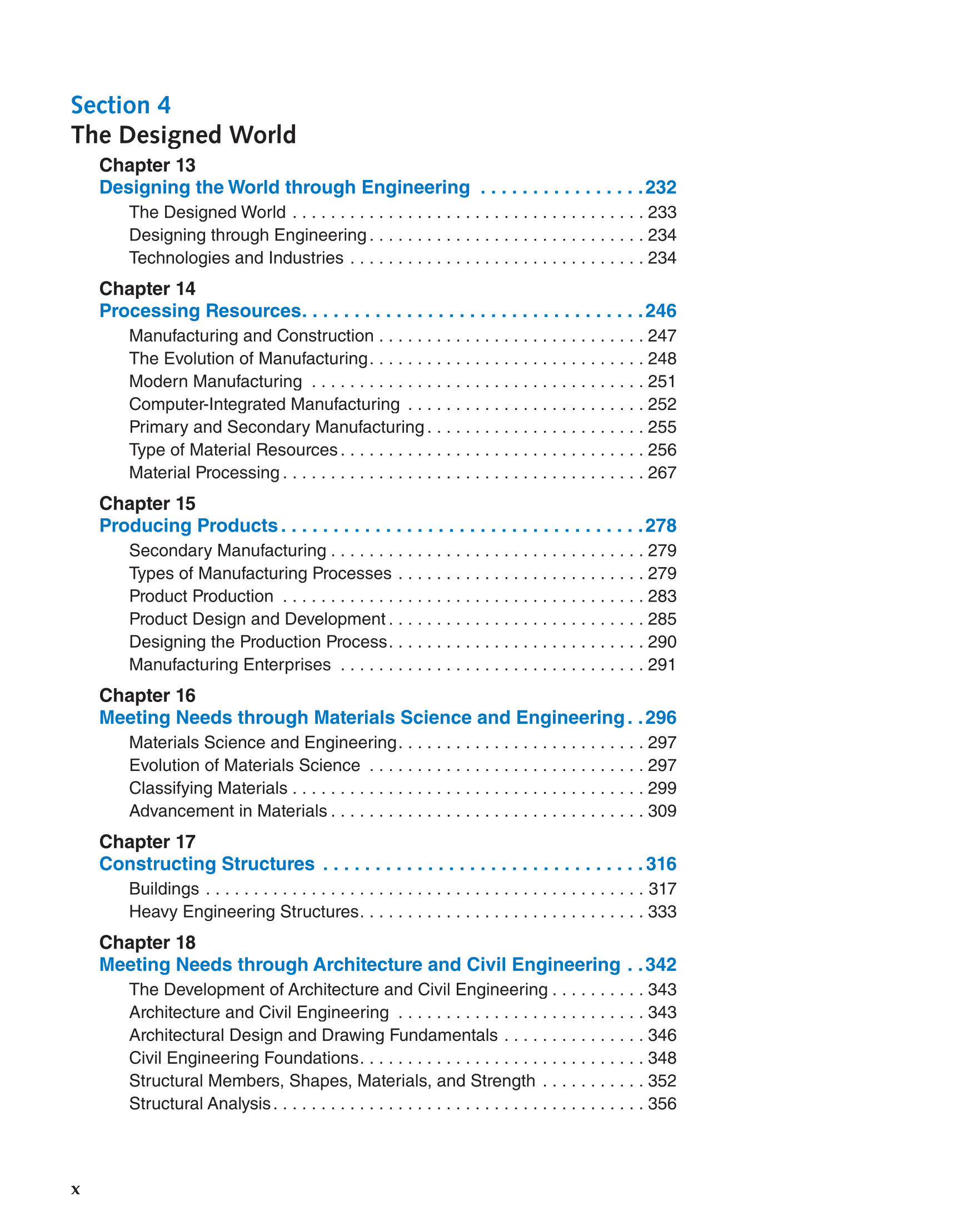 Foundations of Engineering & Technology, 7th Edition page x