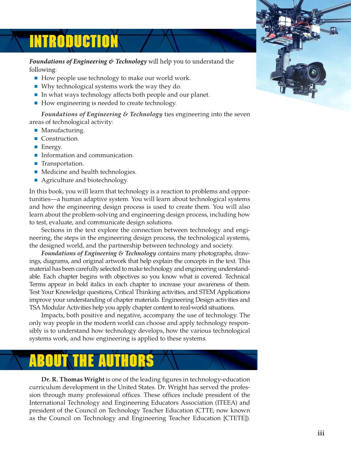 Foundations of Engineering & Technology, 7th Edition page iii
