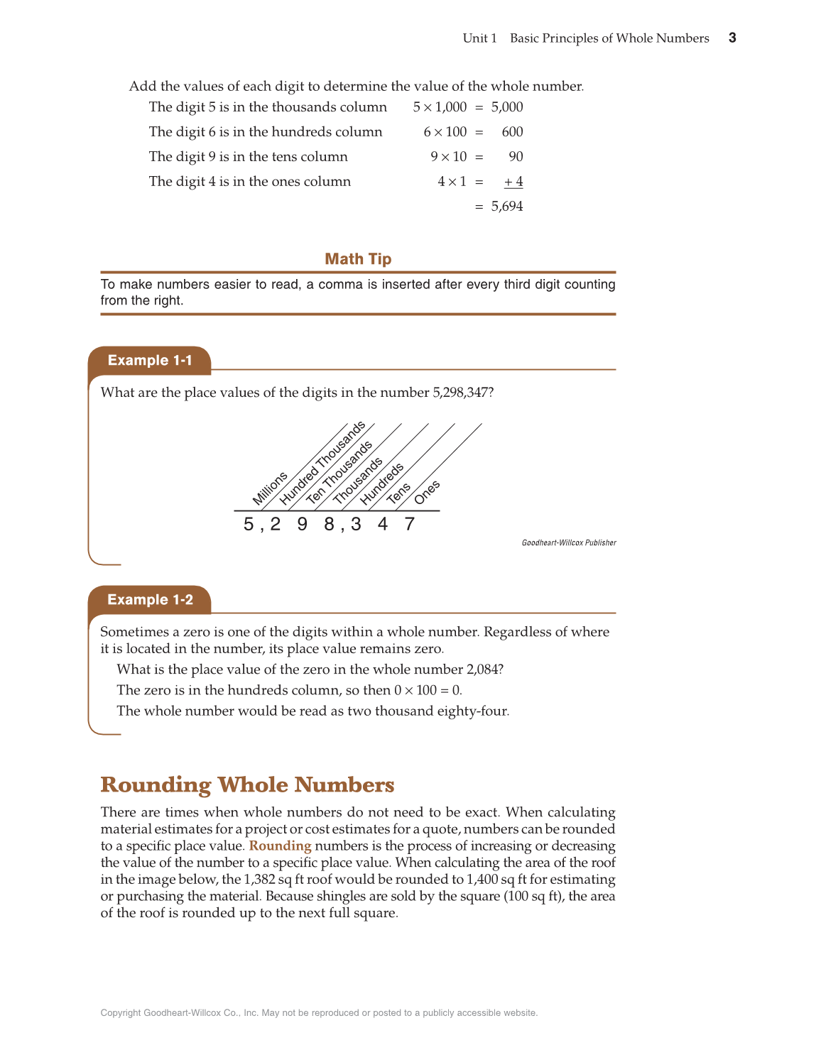 Math for Carpentry and Construction, 1st Edition page 3