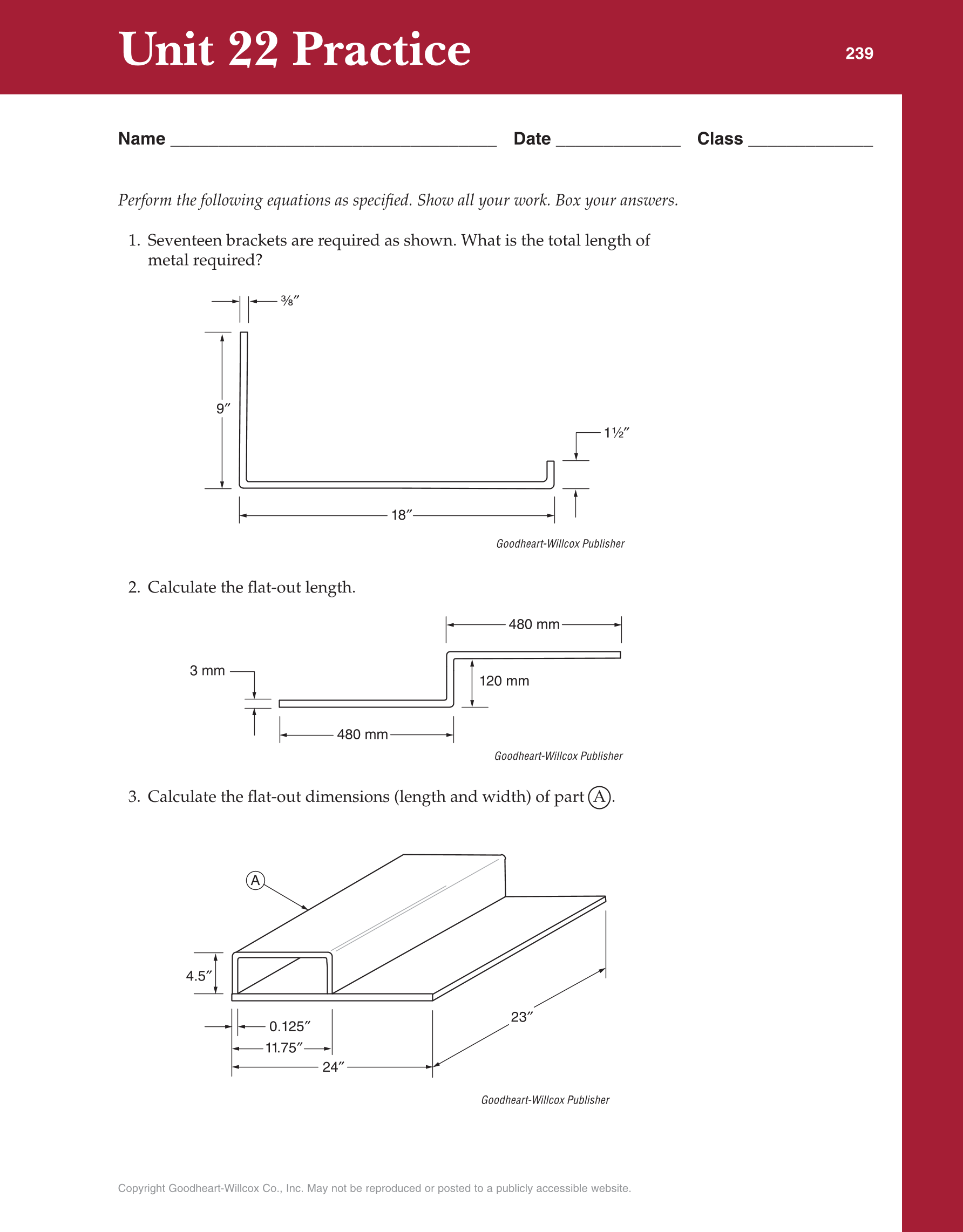 Math for Welders, 6th Edition page 239