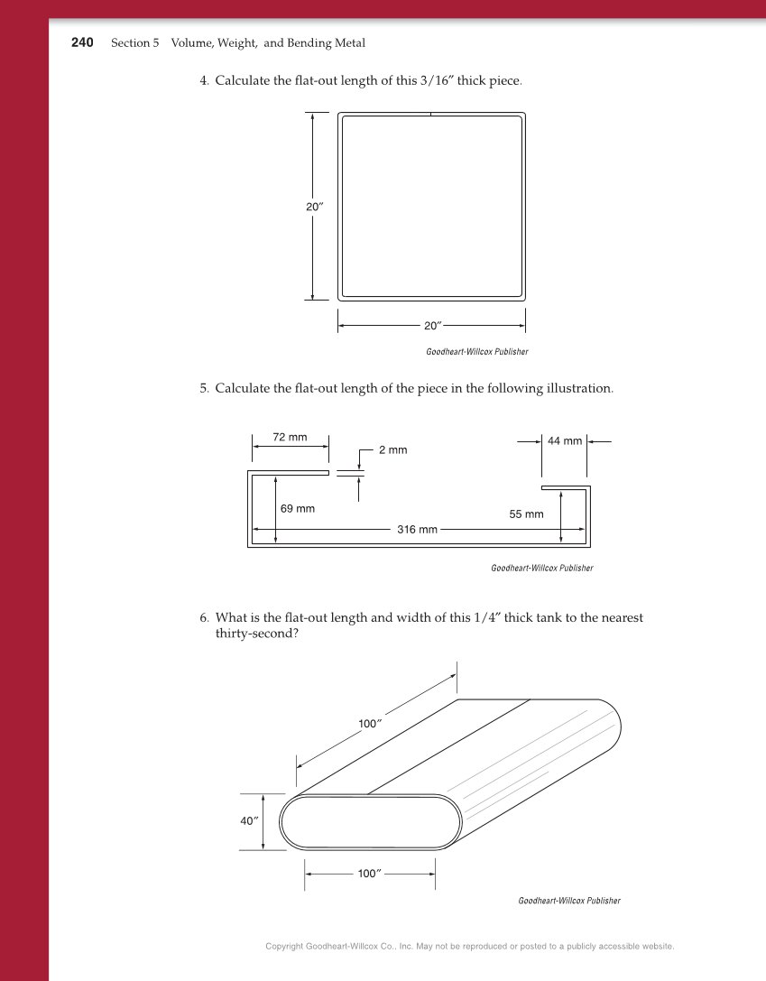 Math for Welders, 6th Edition page 240