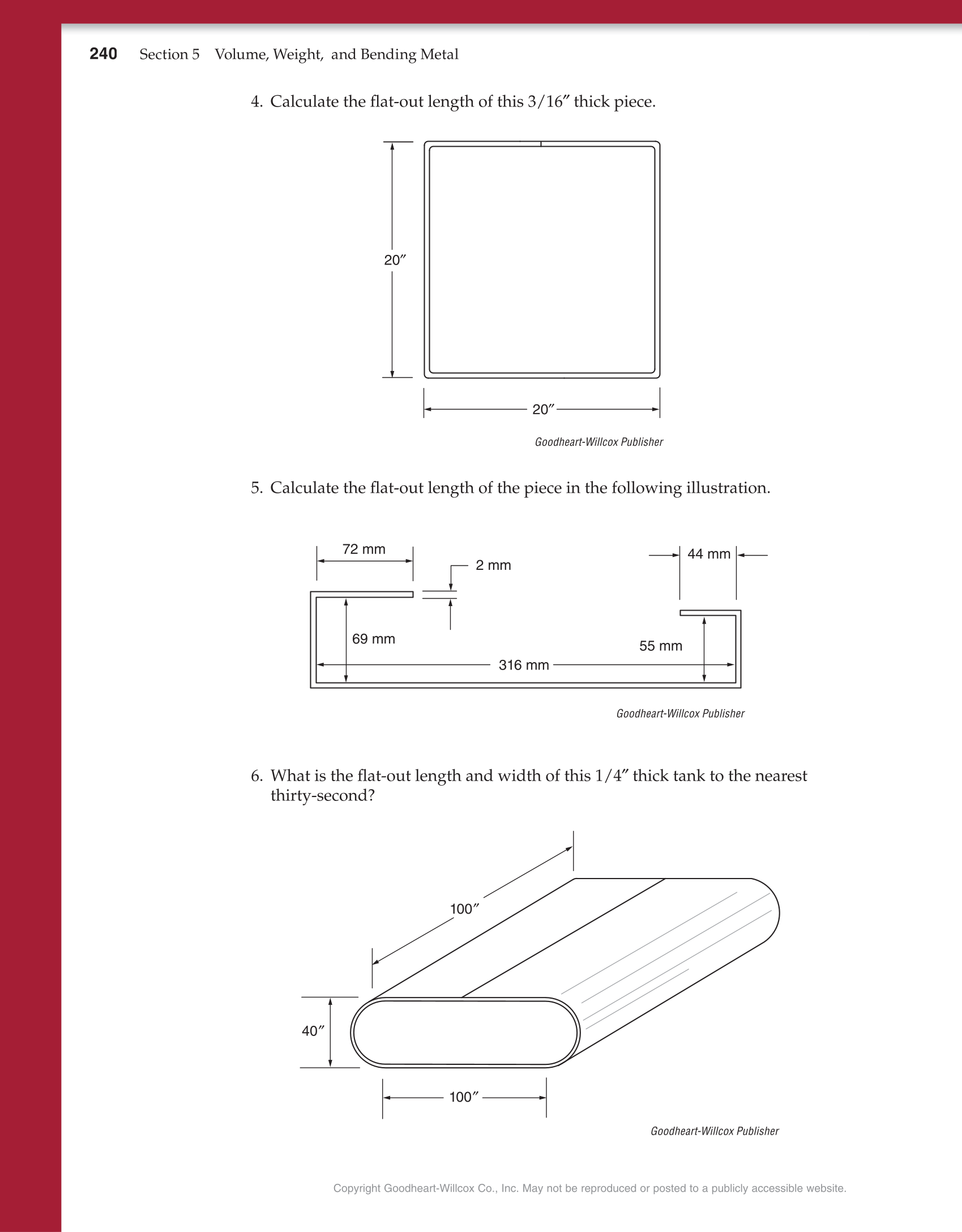 Math for Welders, 6th Edition page 240