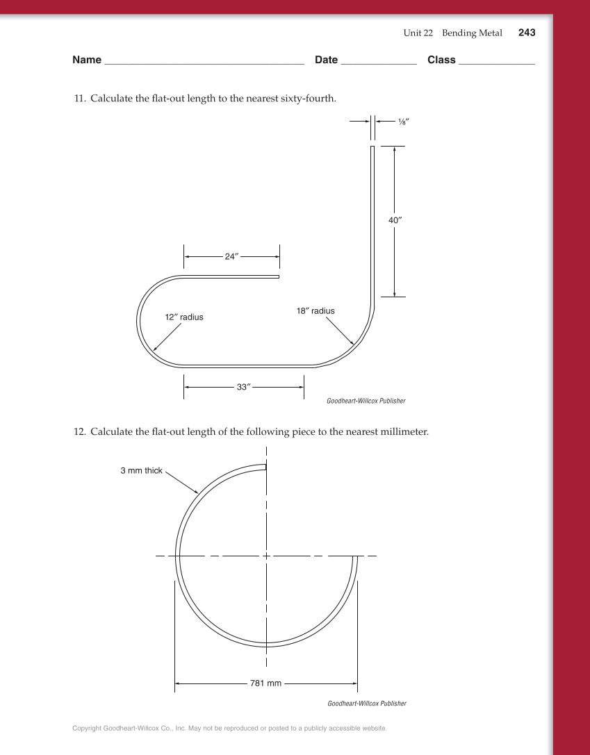 Math for Welders, 6th Edition page 243