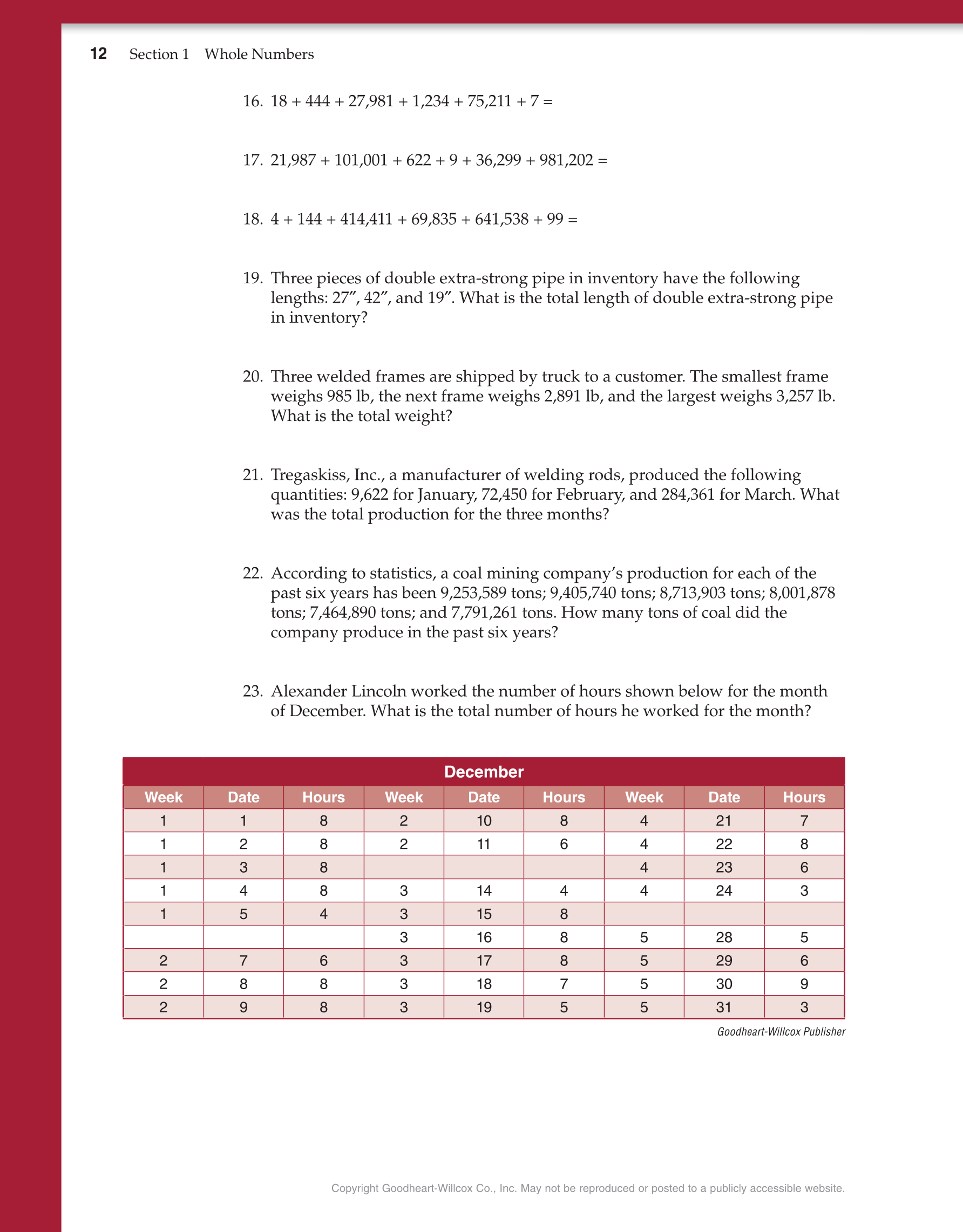 Math for Welders, 6th Edition page 12