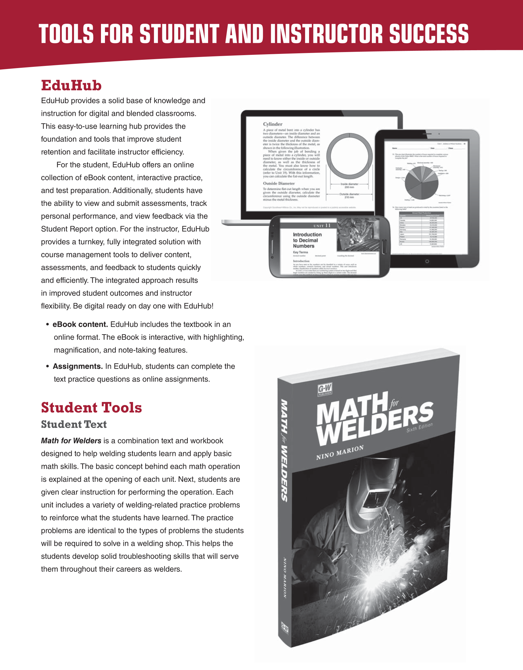 Math for Welders, 6th Edition page M6