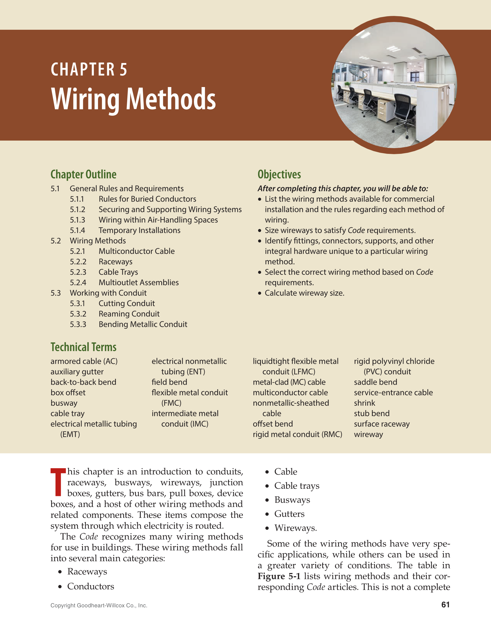 Modern Commercial Wiring, 8th Edition page 61