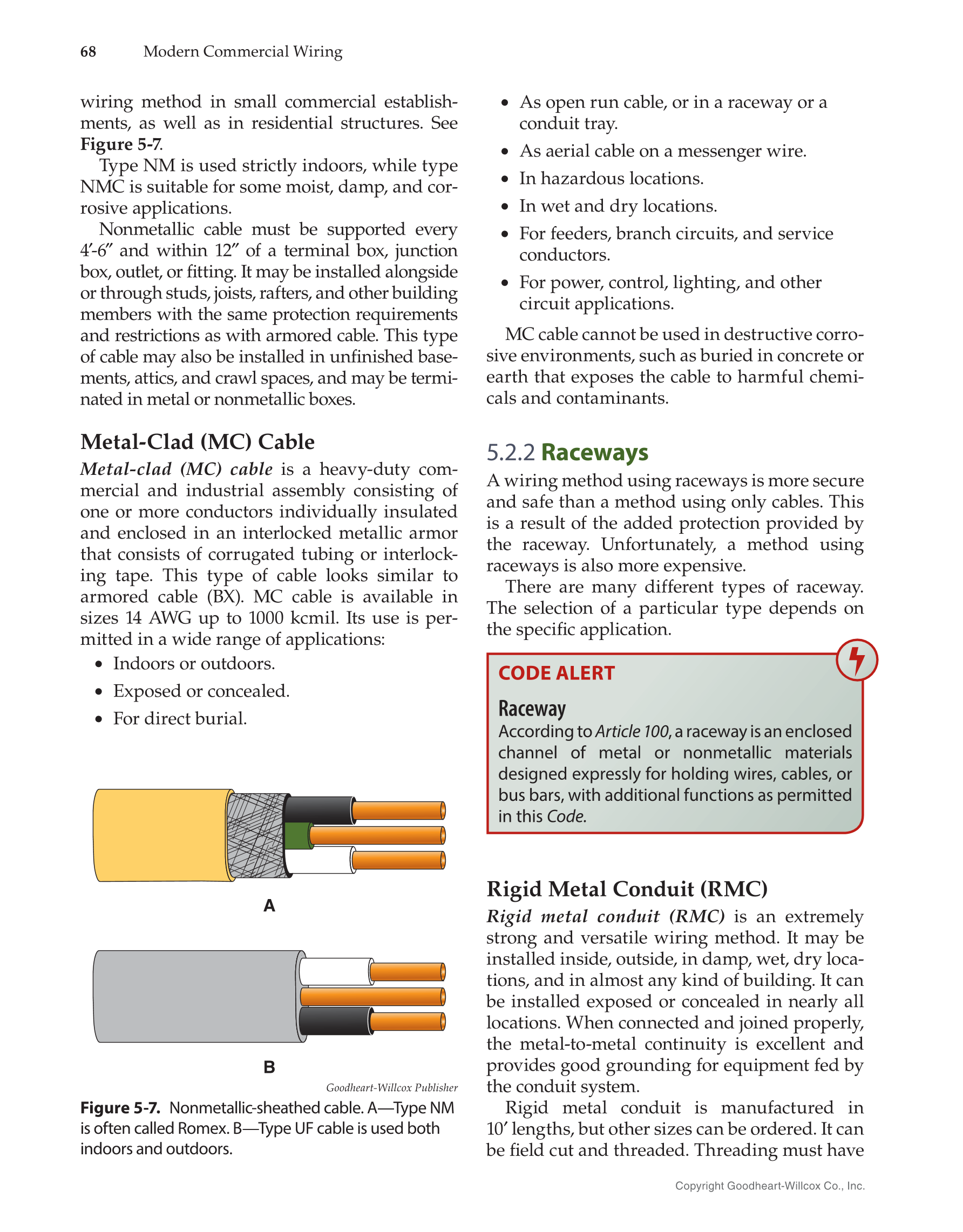 Modern Commercial Wiring, 8th Edition page 68