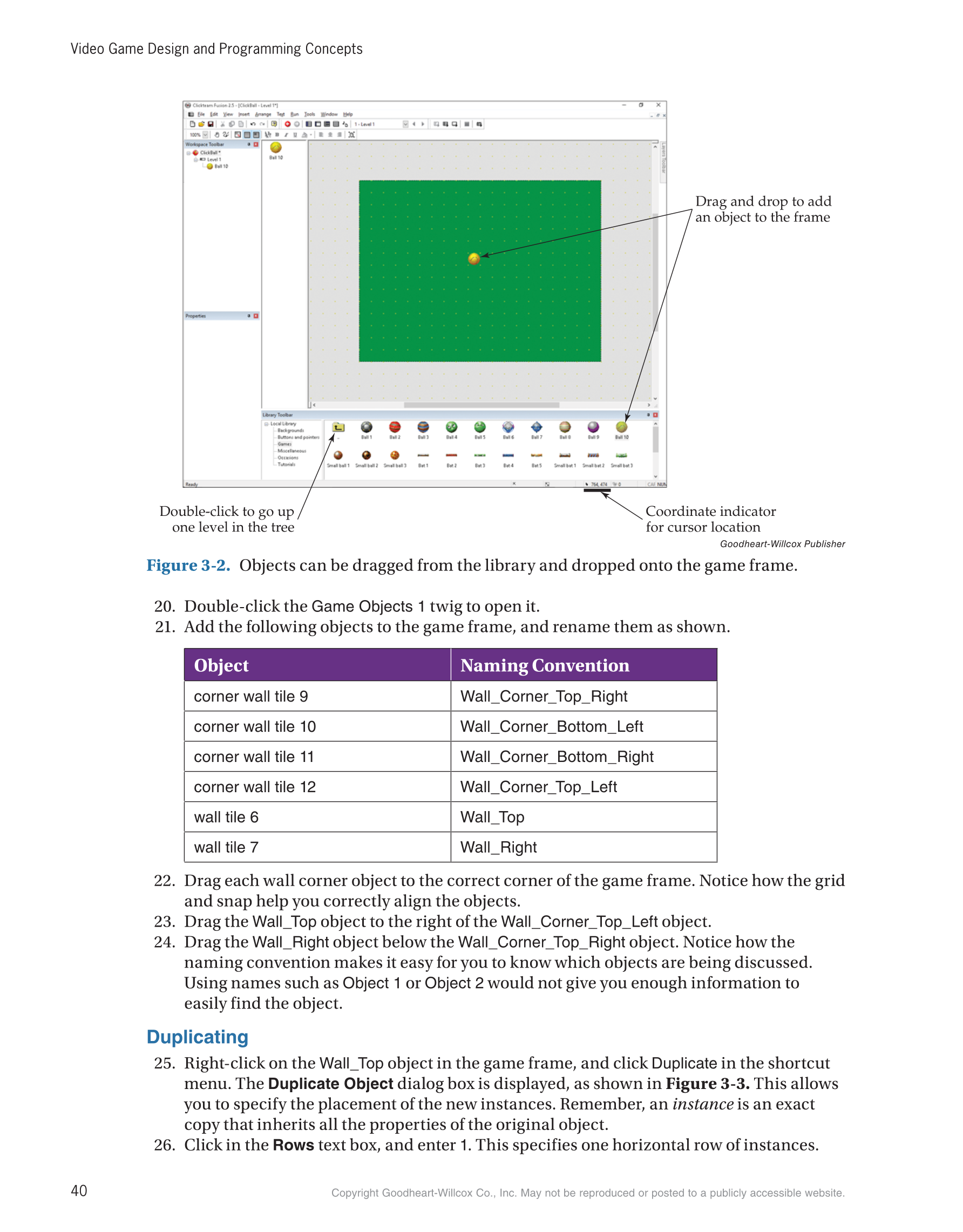 Video Game Design and Programming Concepts, 1st Edition page 40