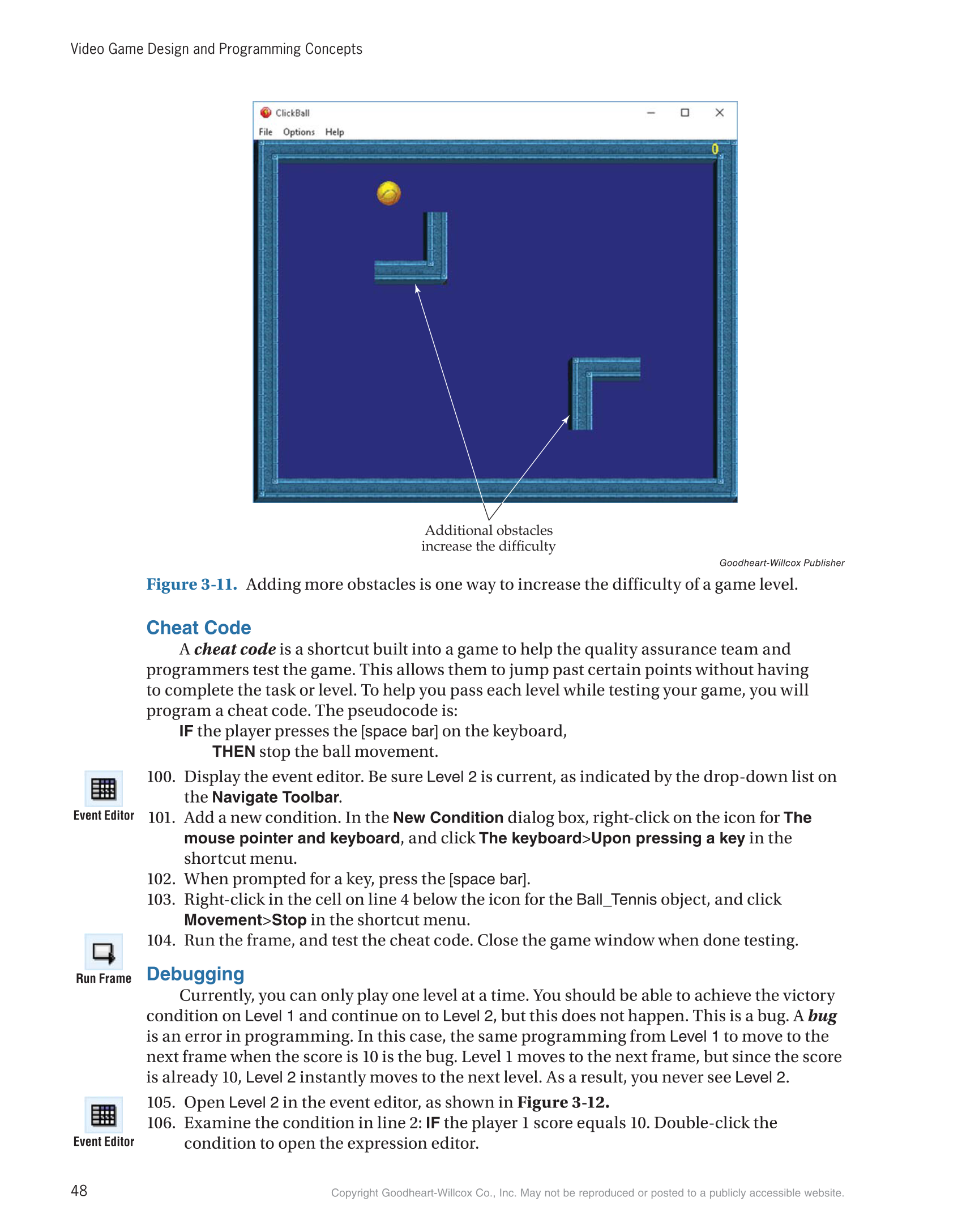 Video Game Design and Programming Concepts, 1st Edition page 48