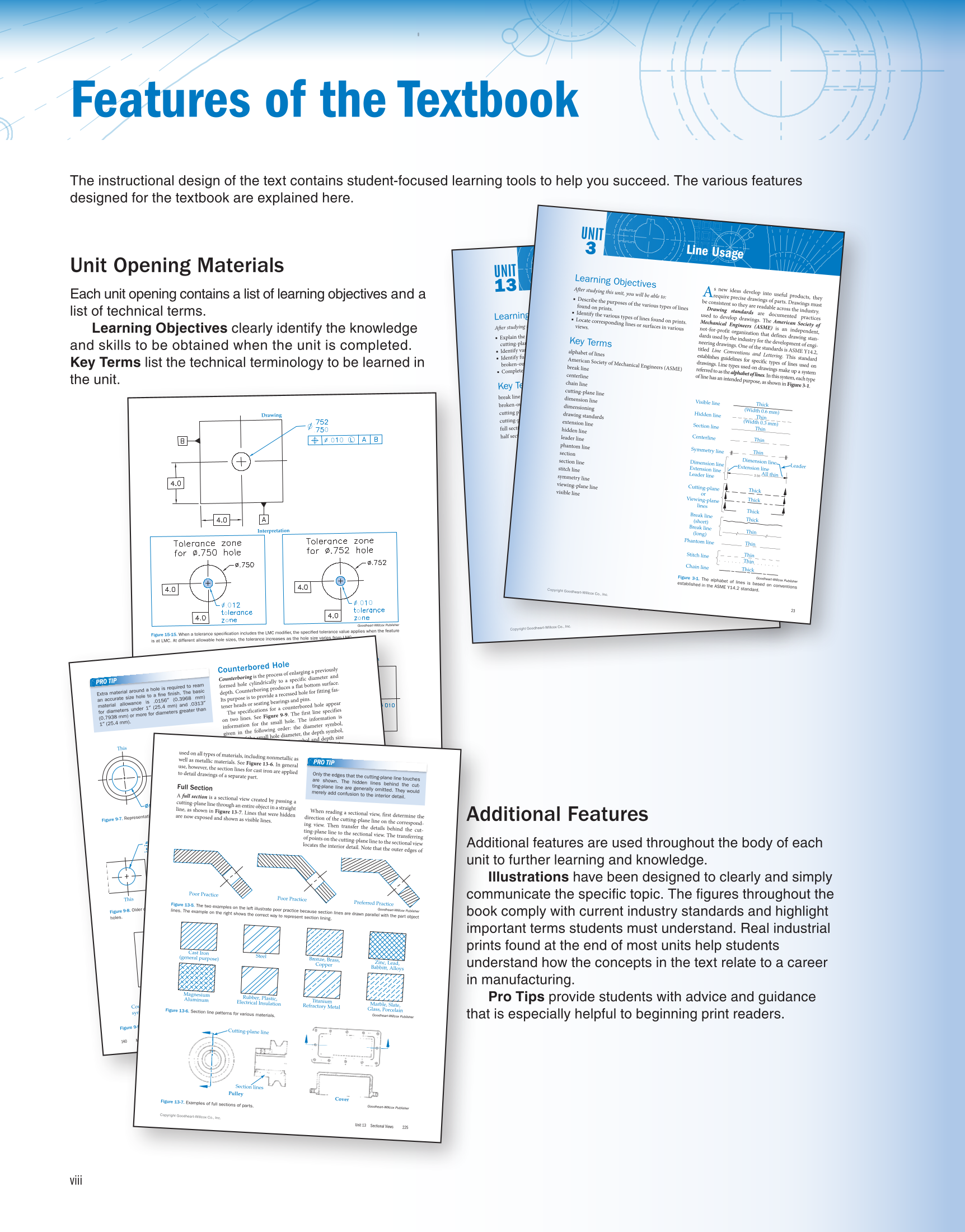 Machine Trades Print Reading 7e page viii