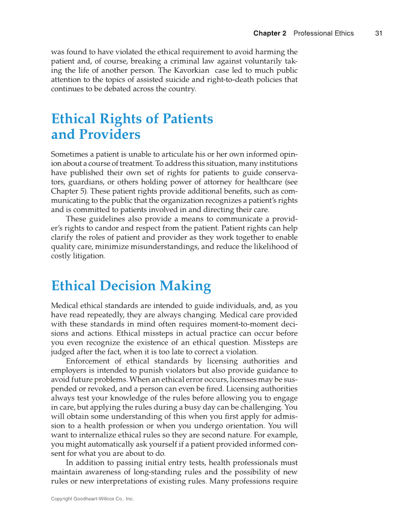 Medical Law & Professional Ethics 2e page 31