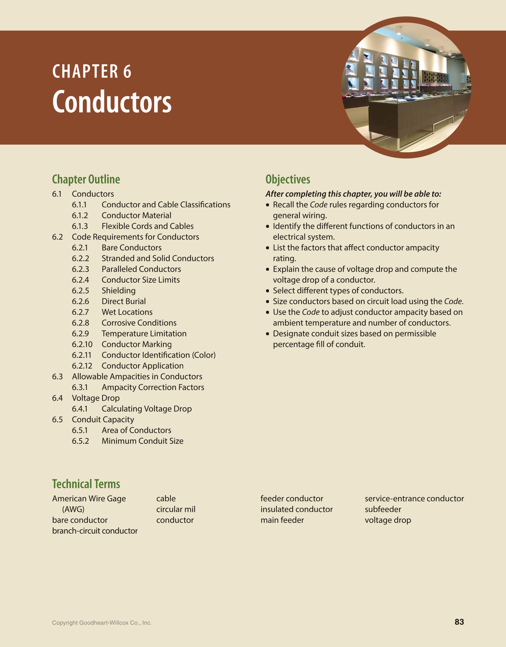 Modern Commercial Wiring, 7th Edition page 83