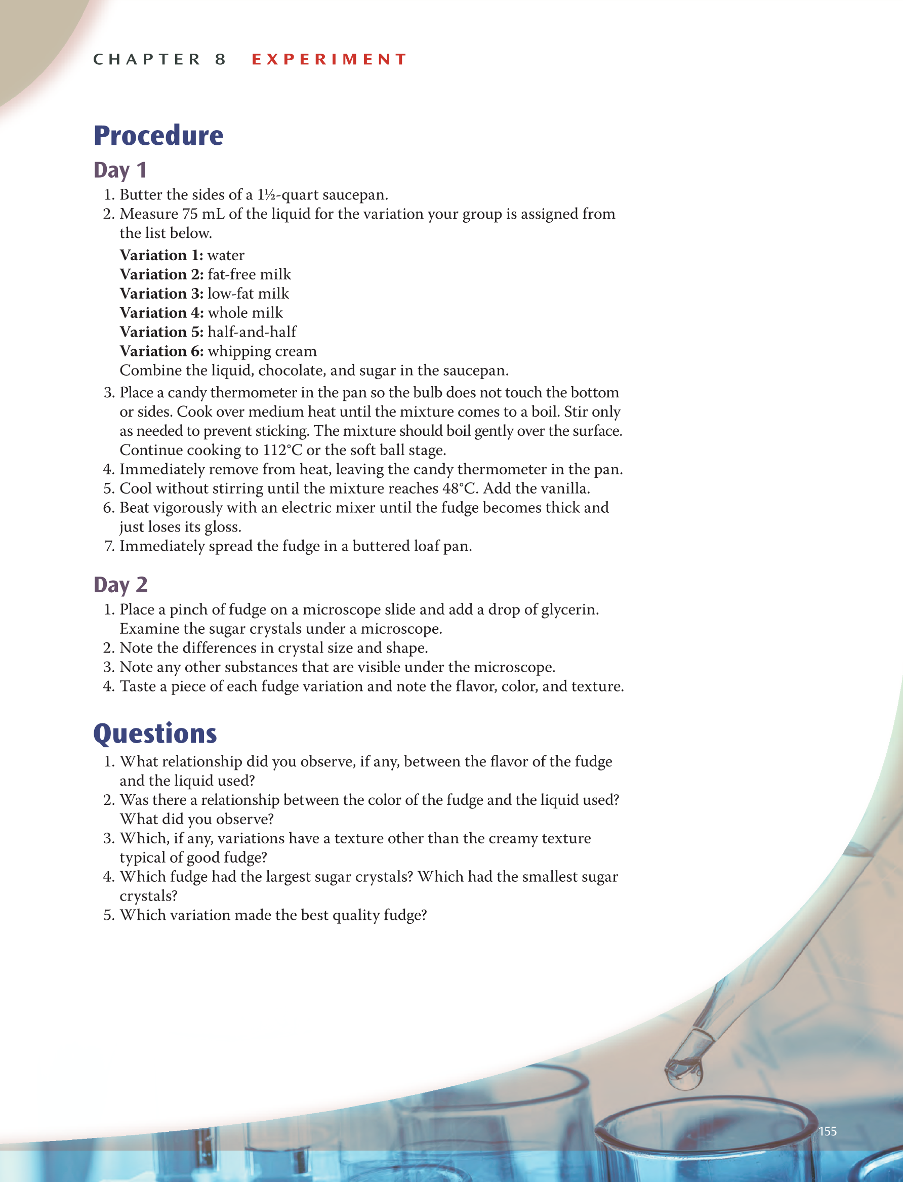 Principles of Food Science 5e, Textbook page 155