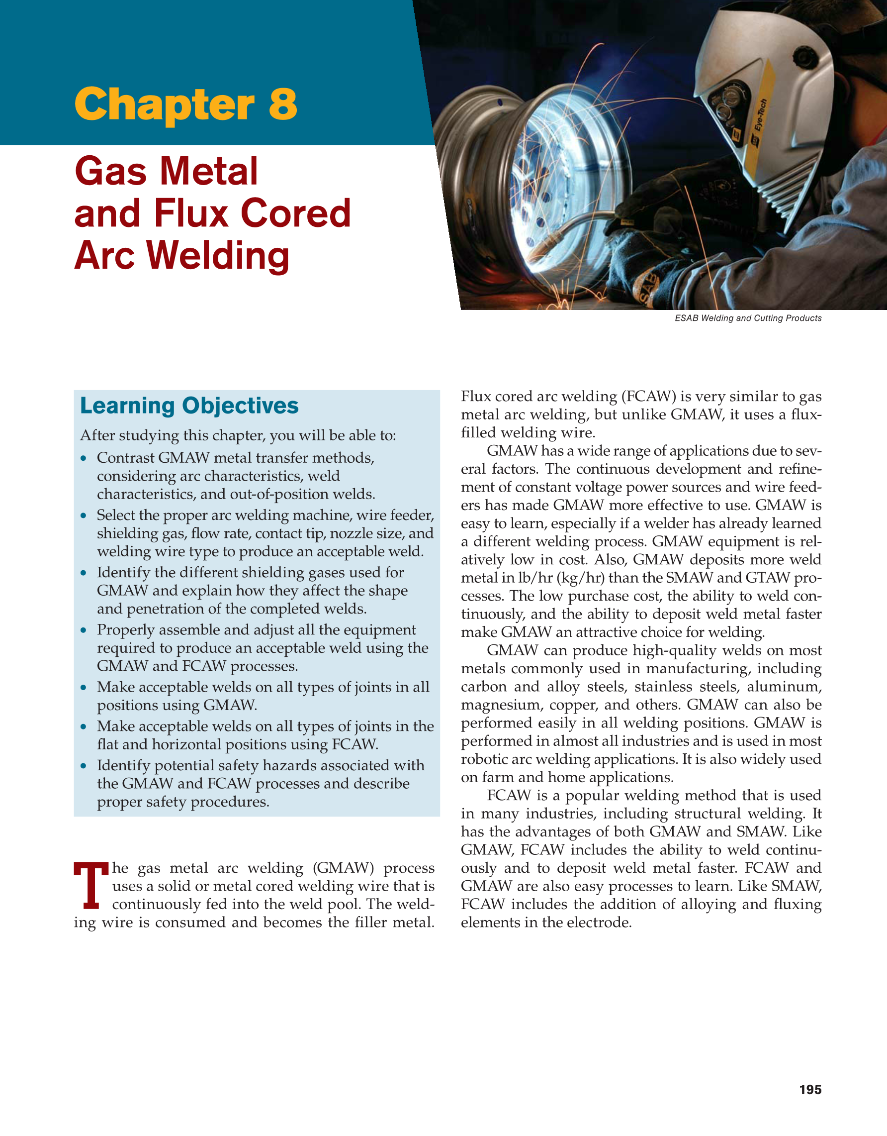 Modern Welding, 12th Edition page 195