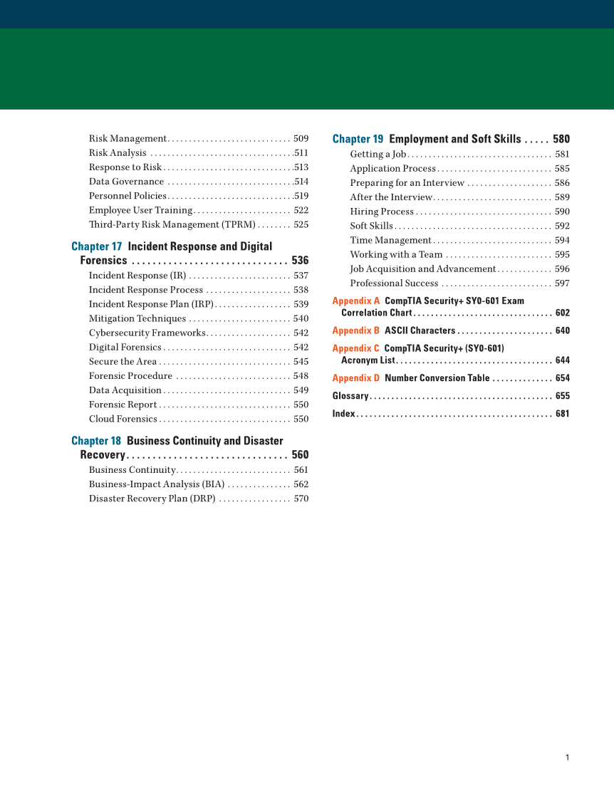 Security Essentials, Textbook page 1