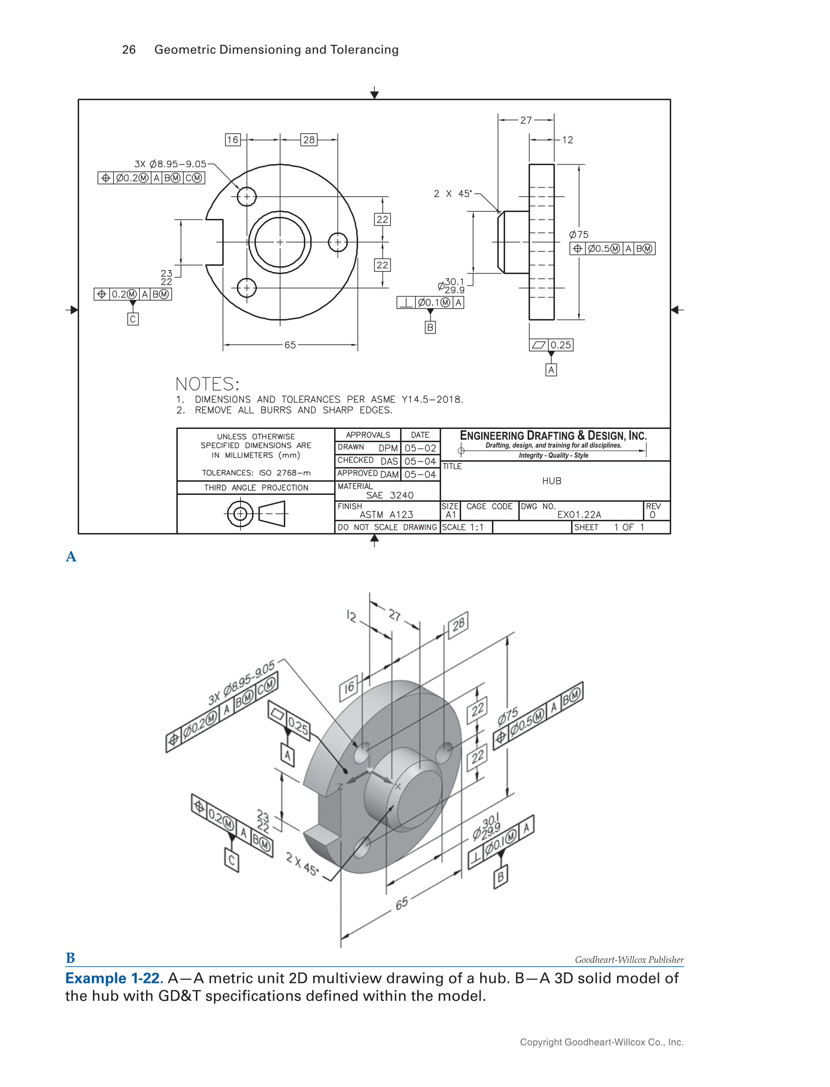 Geometric Dimensioning And Tolerancing Principles And Practices 10e Textbook Page 26 