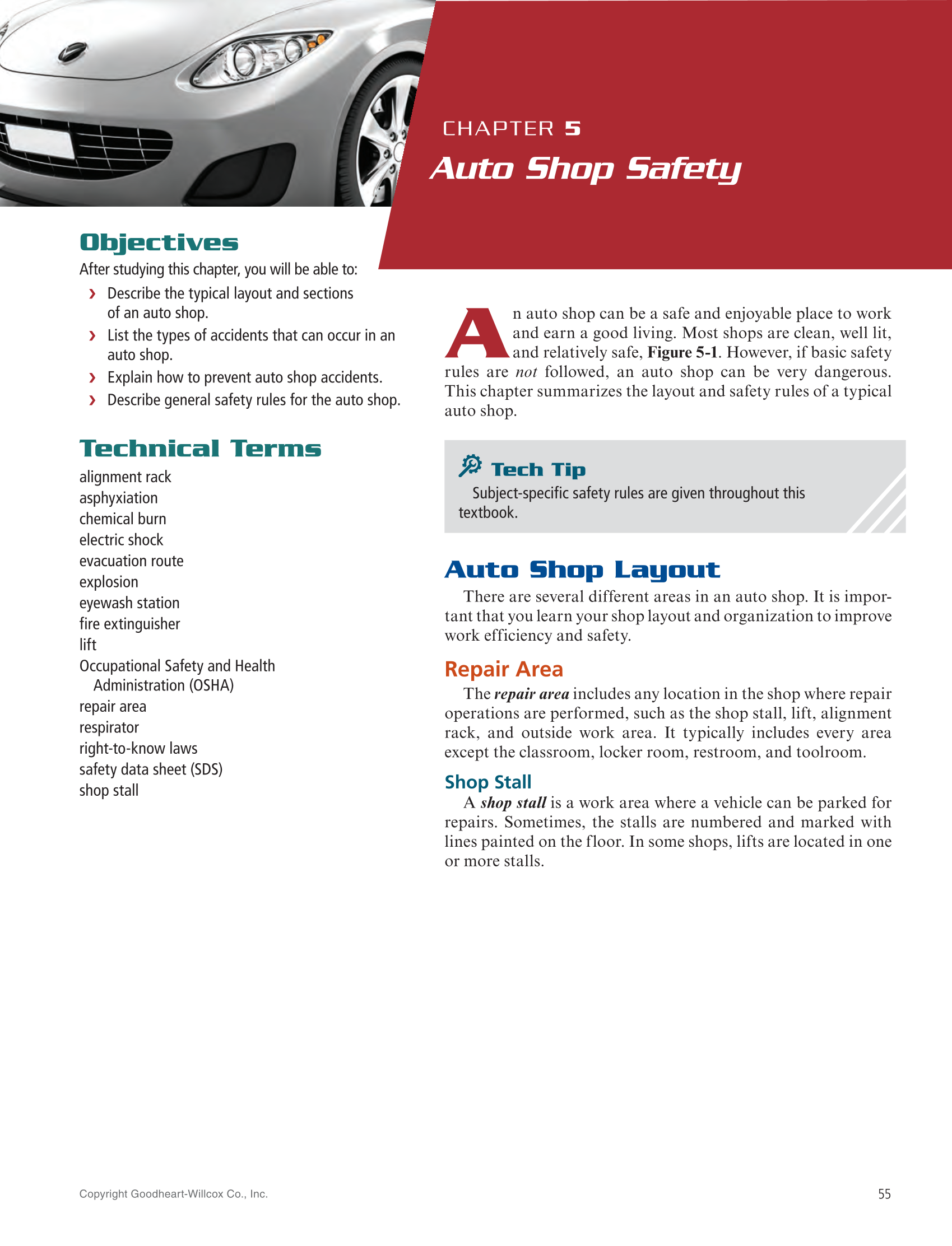 Modern Automotive Technology 10e, Textbook page 55