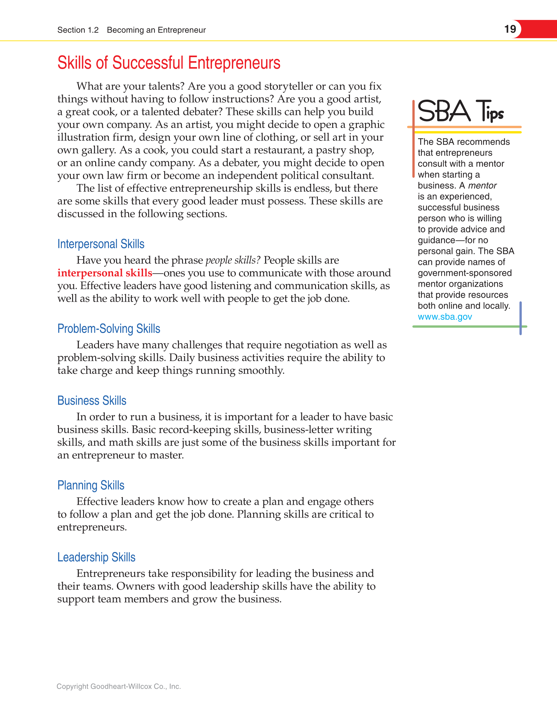 Entrepreneurship, 2nd Edition page 19