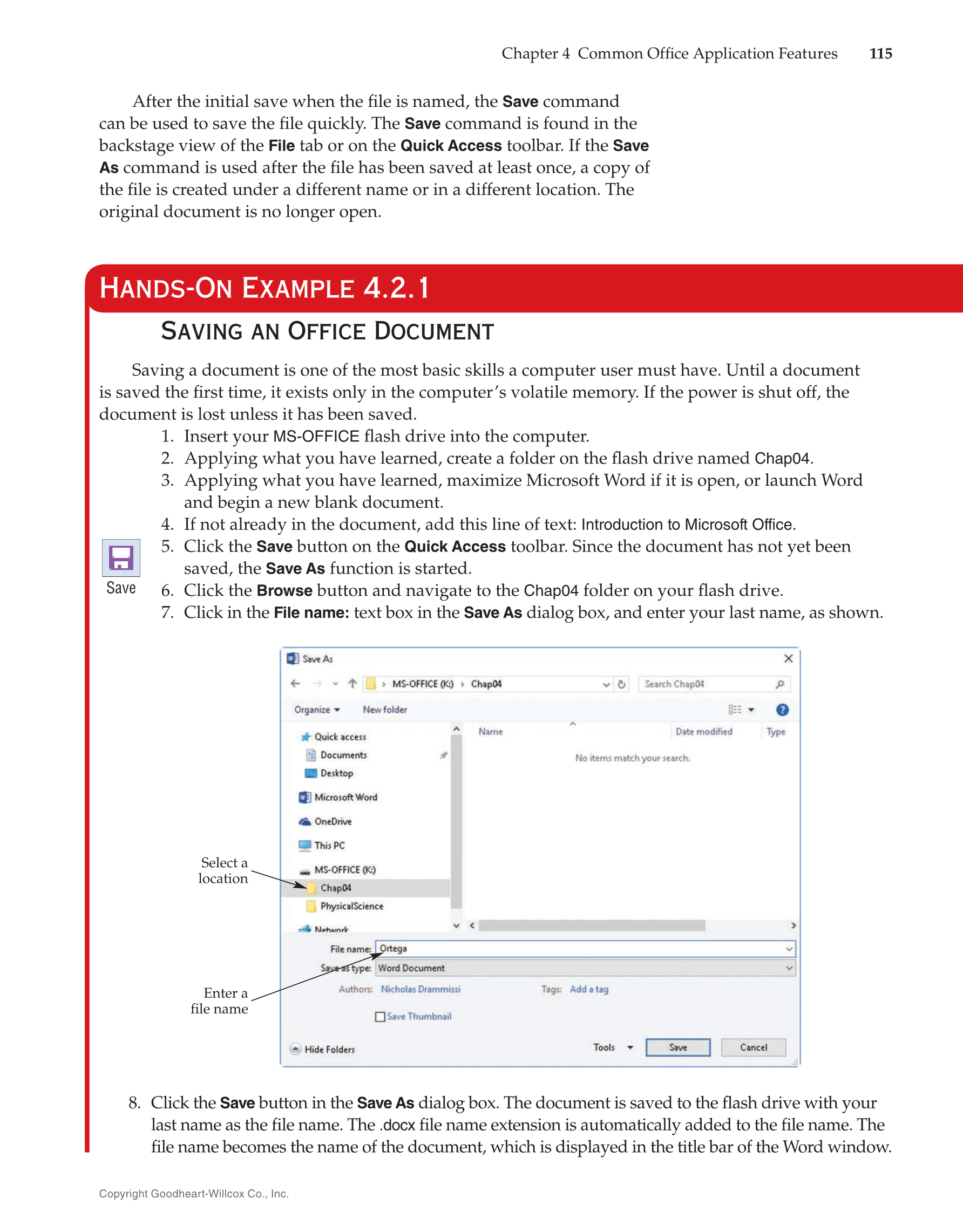 Introduction to Microsoft Office 2019, 2nd Edition page 115