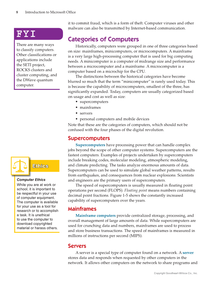 Introduction to Microsoft Office 2019, 2nd Edition page 8