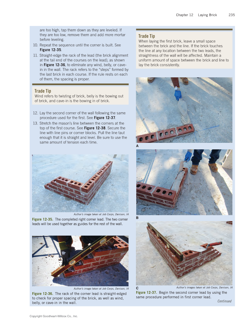 Modern Masonry: Brick, Block, Stone 9e, Textbook page 235