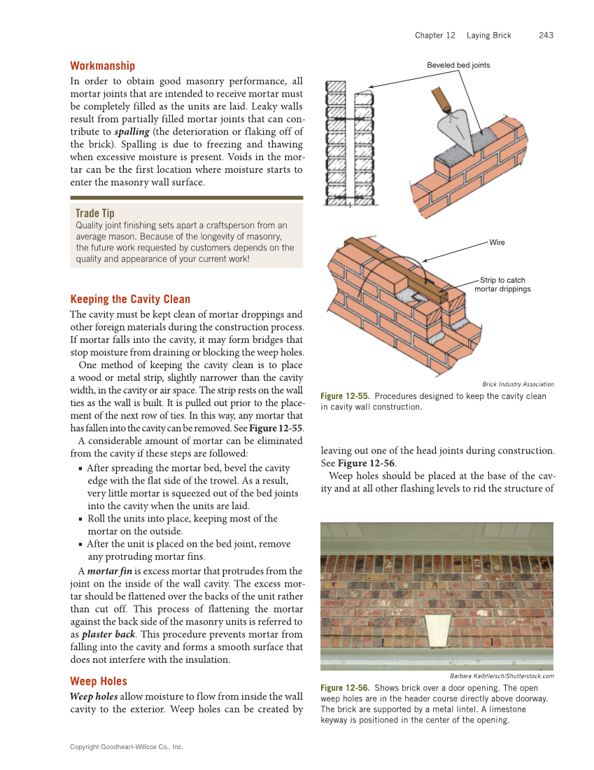 Modern Masonry: Brick, Block, Stone 9e, Textbook page 243