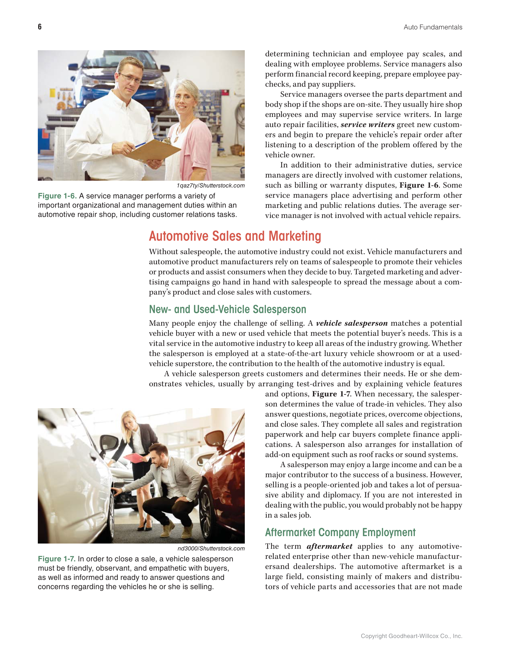 Auto Fundamentals, 12th Edition page 6