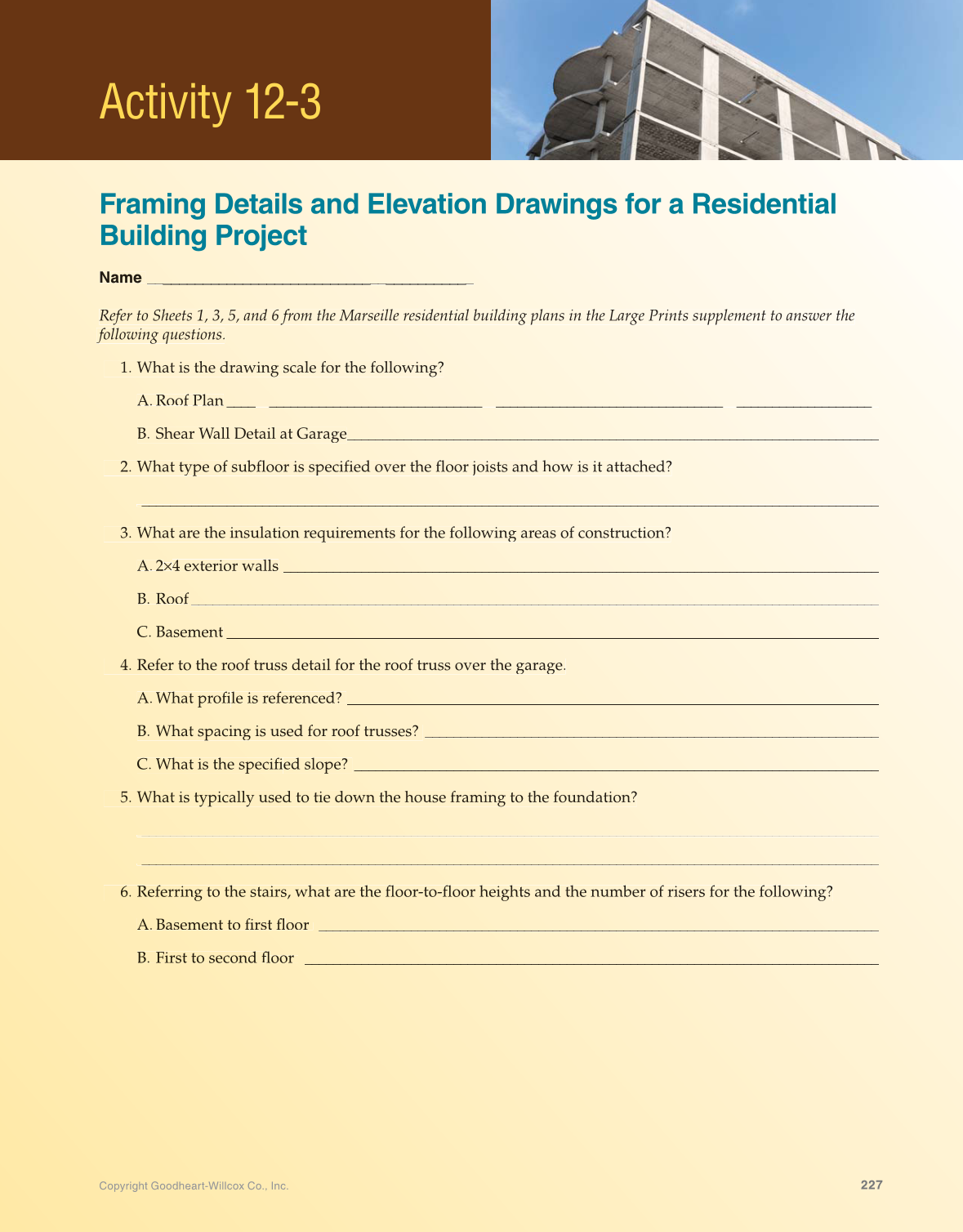 Print Reading for Construction, 7th Edition page 227