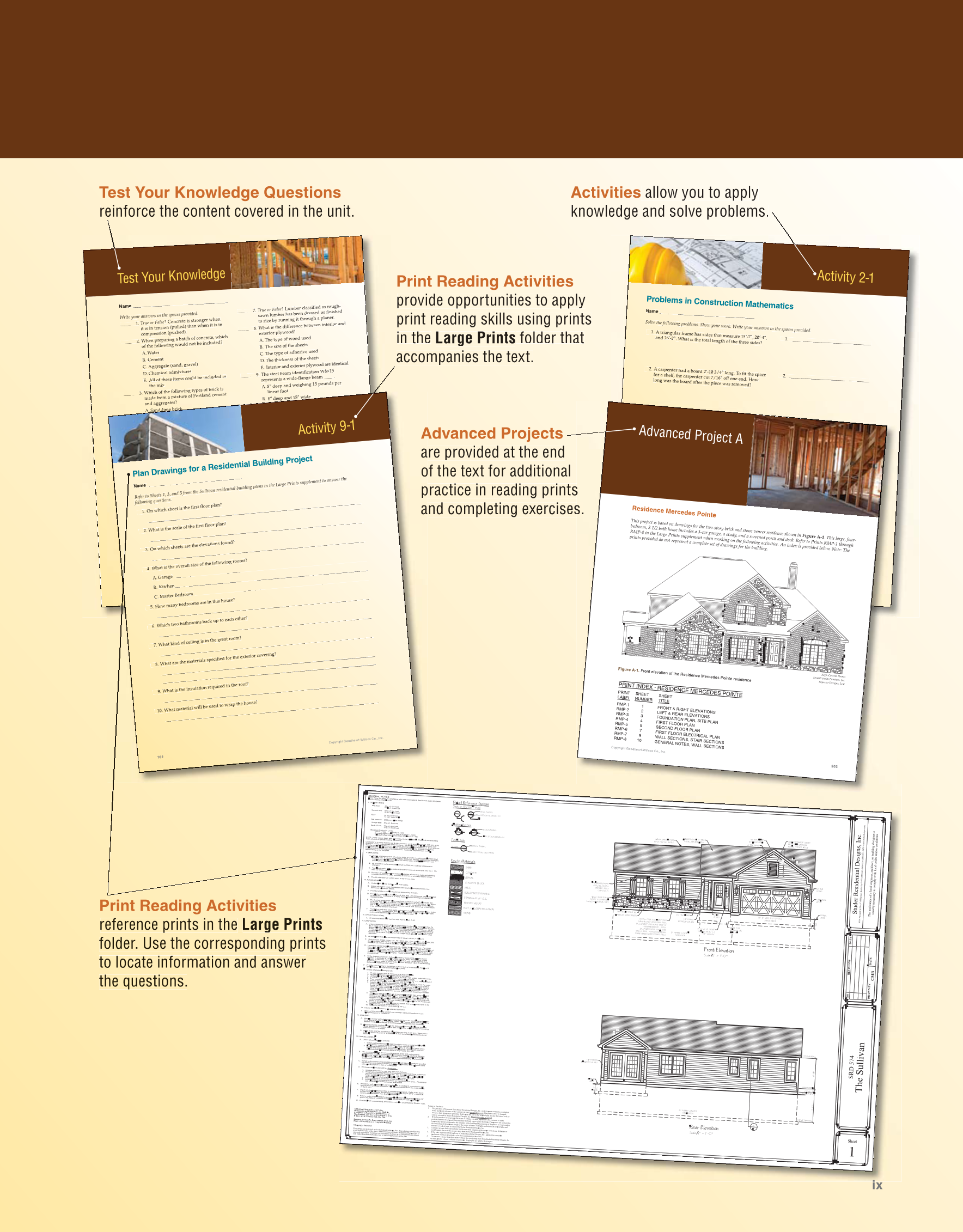 Print Reading For Construction 7th Edition Page Ix