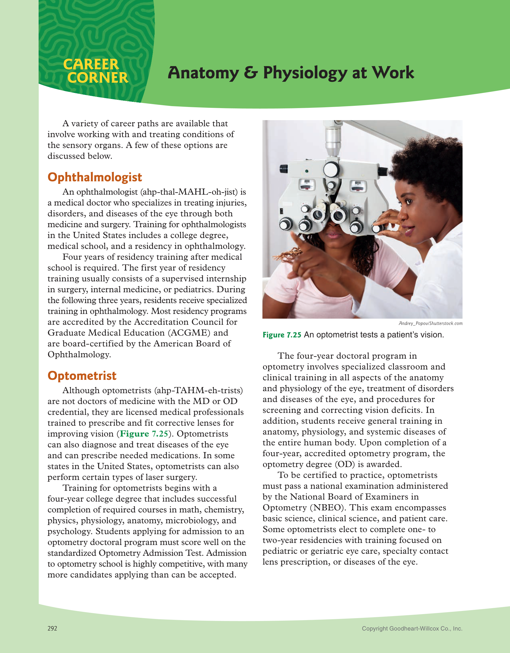 Introduction to Anatomy and Physiology, 2nd Edition page 292