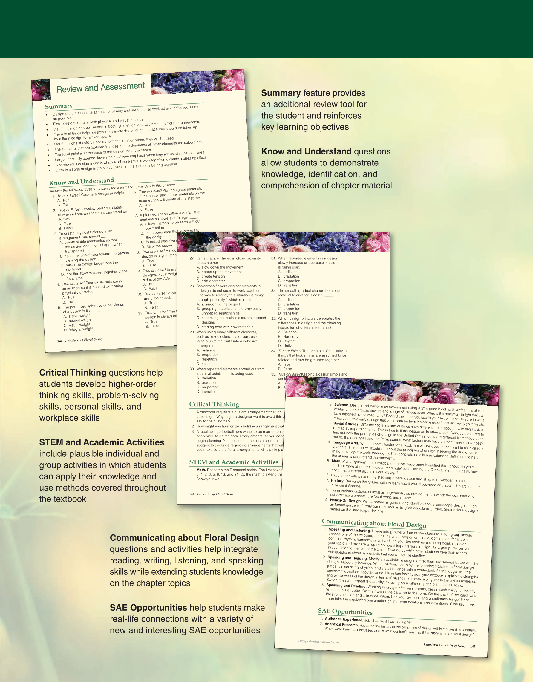 Principles of Floral Design: An Illustrated Guide, 2nd Edition page M4