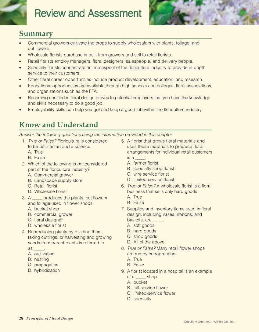 Principles of Floral Design: An Illustrated Guide, 2nd Edition page 28