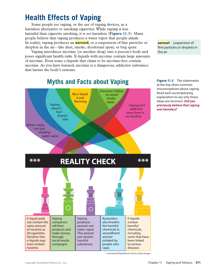 Essential Health Skills 3e page 371