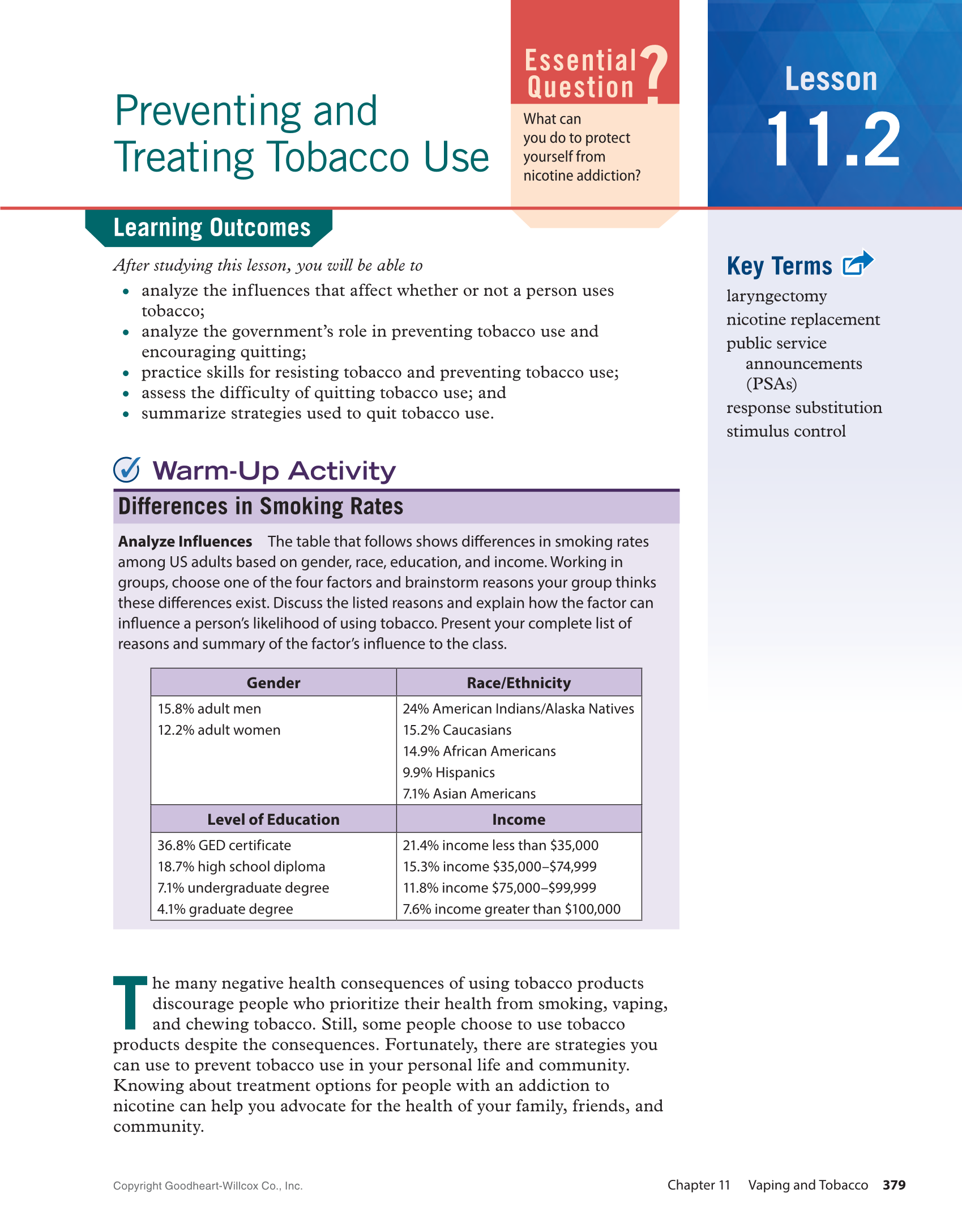 Essential Health Skills 3e page 379