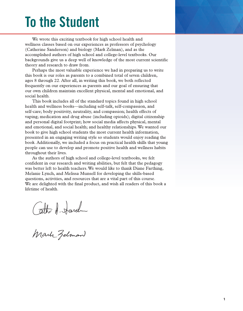 Comprehensive Health Skills 3e page 1