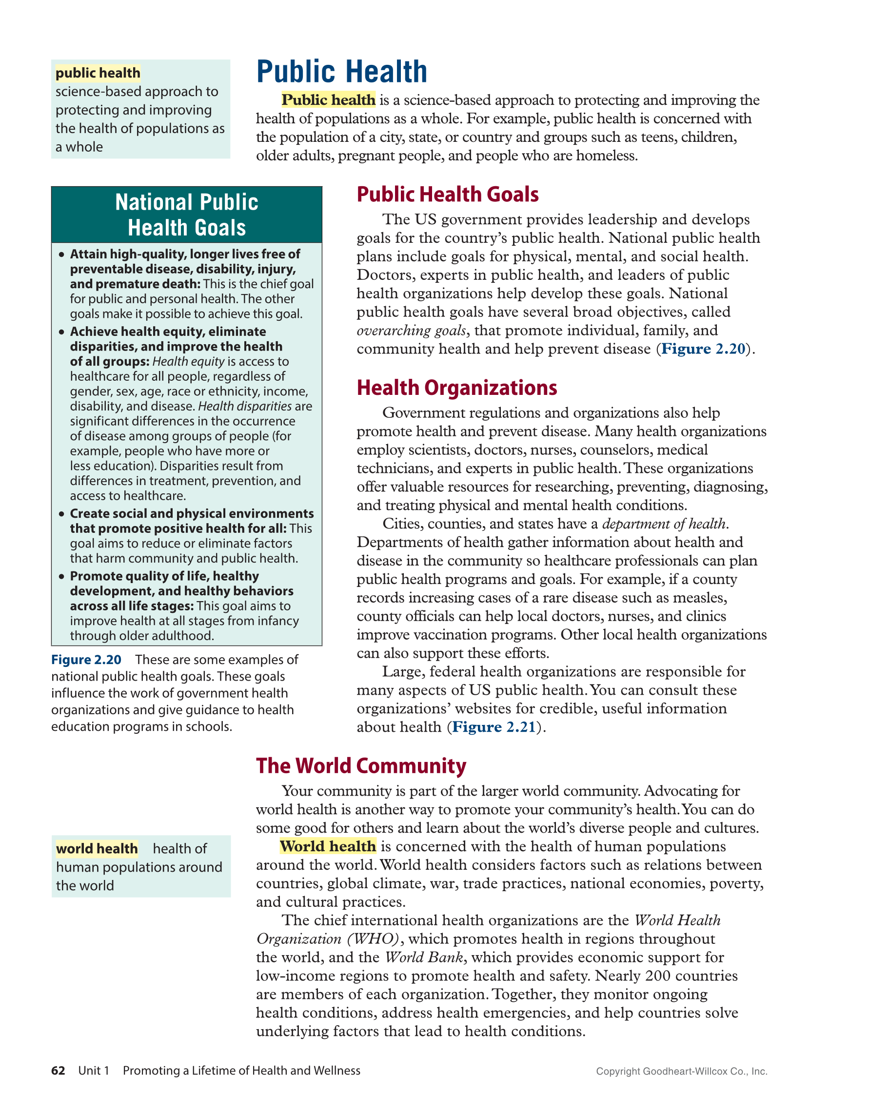 Comprehensive Health Skills 3e page 62