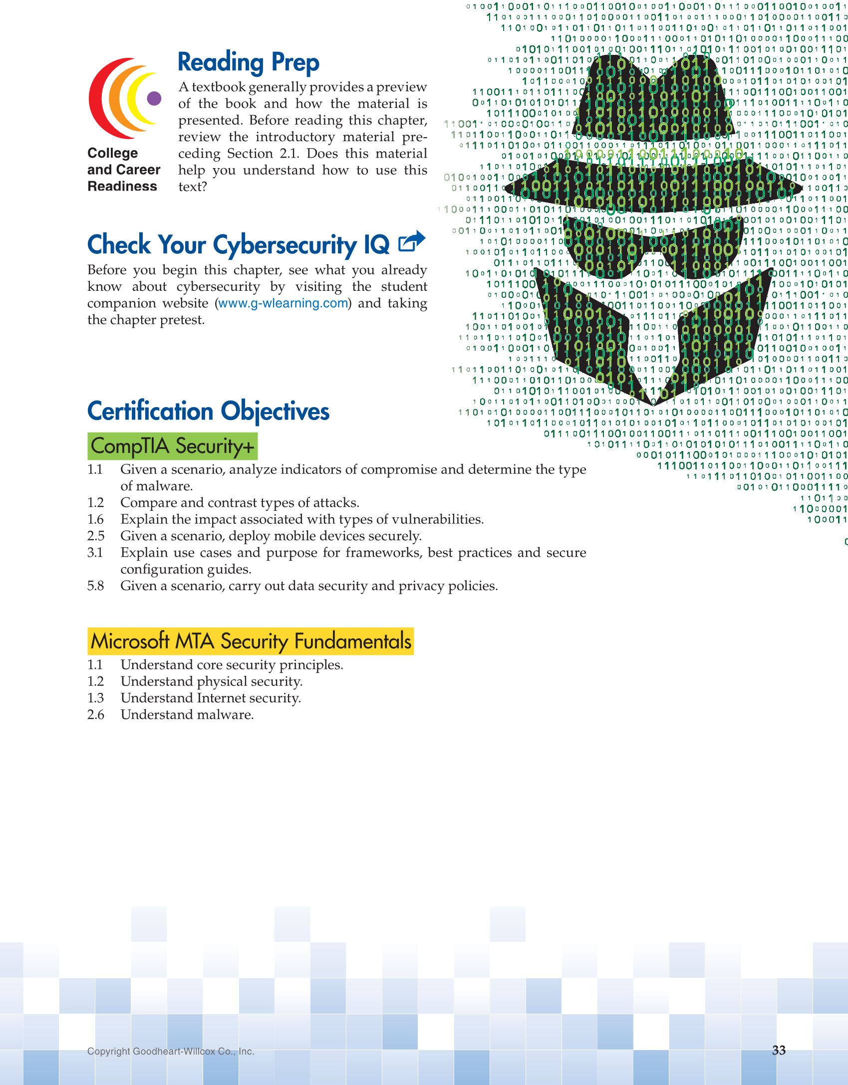 Principles of Cybersecurity, 1st Edition page 33