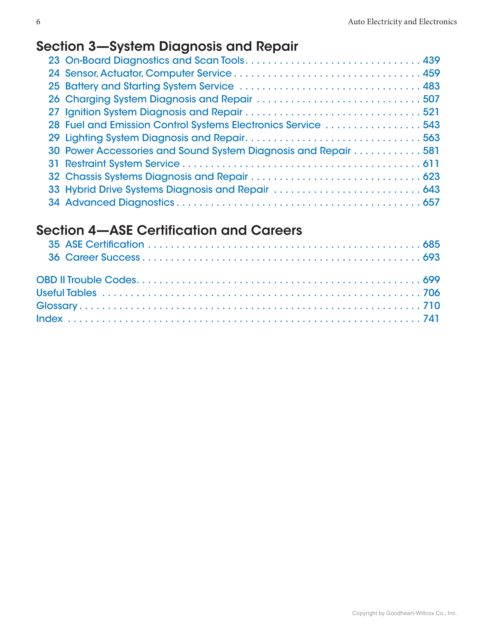 Auto Electricity and Electronics, 7th Edition, Online Textbook page 6
