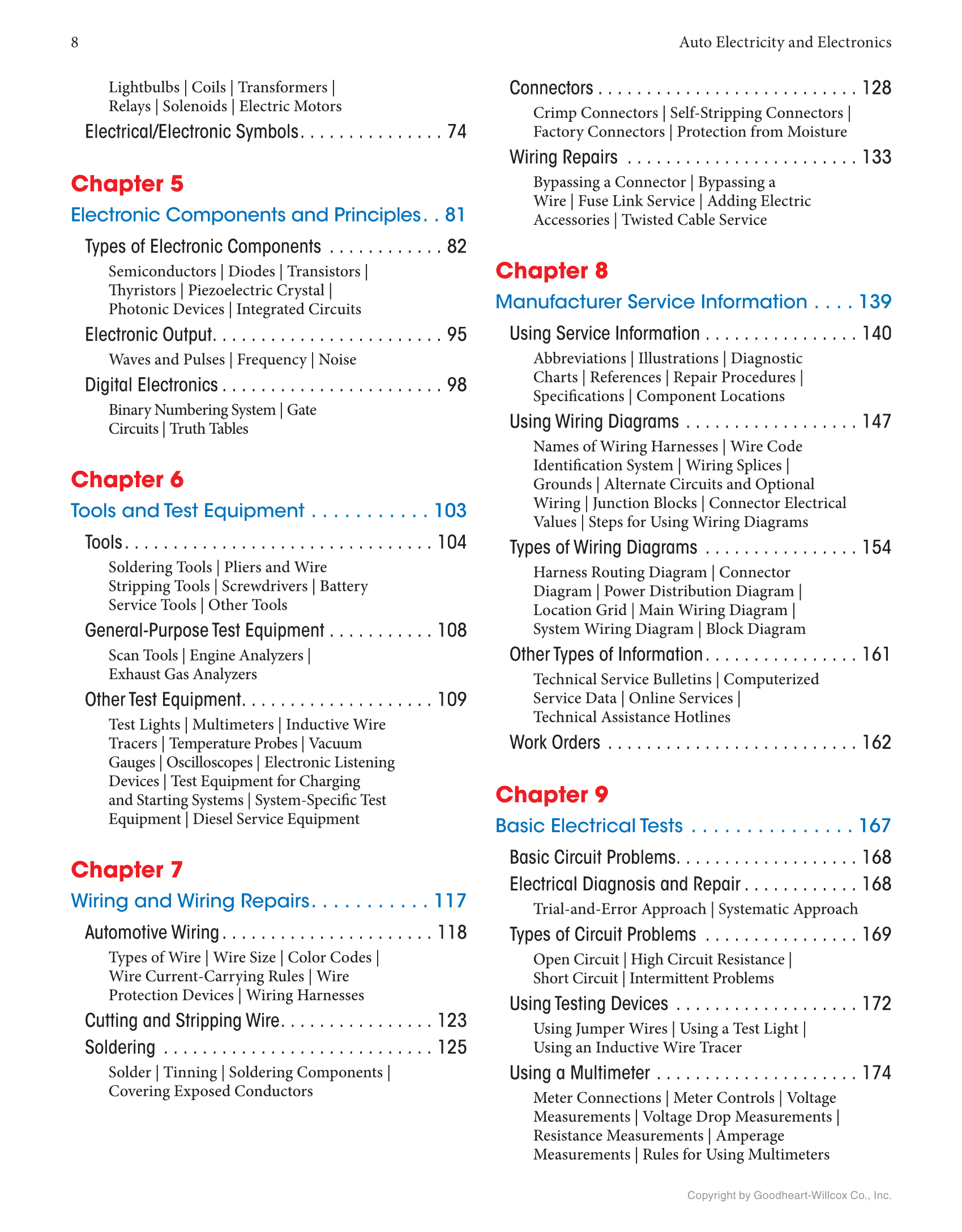 Auto Electricity and Electronics, 7th Edition, Online Textbook page 8
