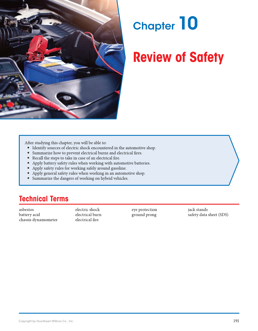 Auto Electricity and Electronics, 7th Edition, Online Textbook page 191